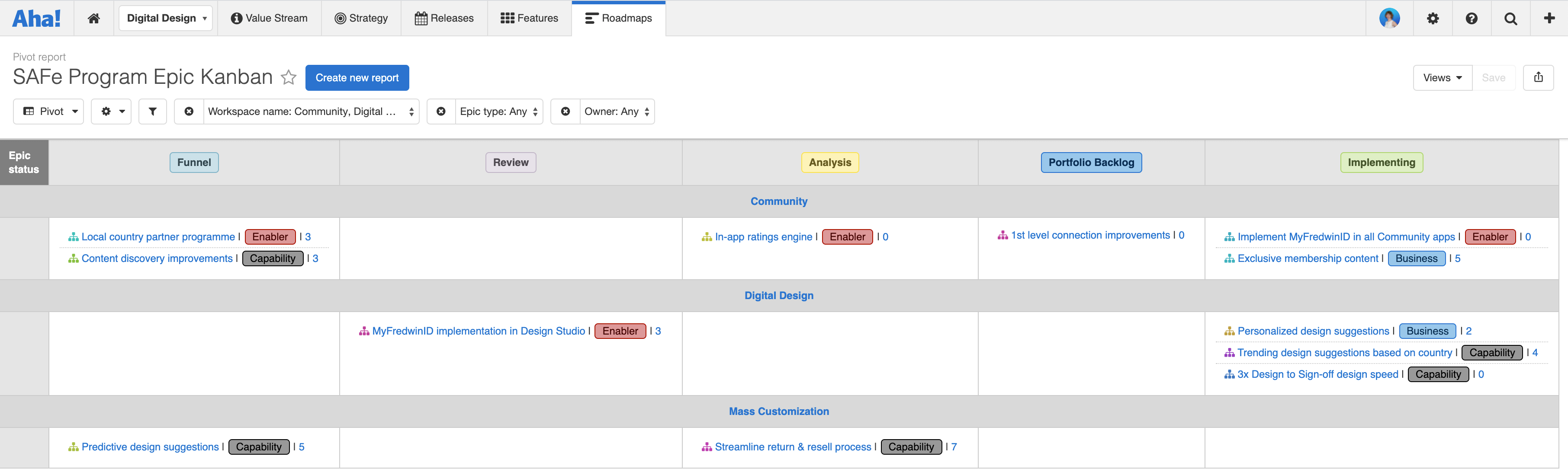 Trello Roadmap Tool Integration Aha