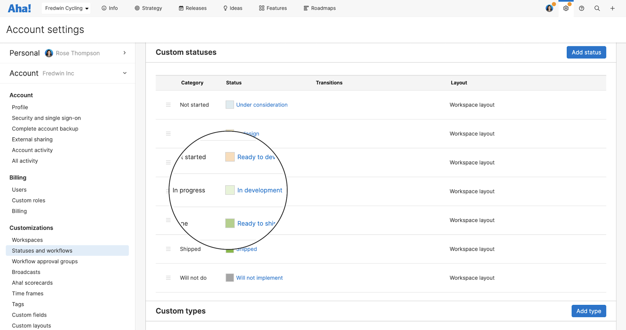 Automatically Sync the Status of Epics and Features | Aha!