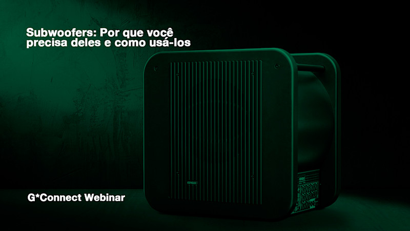 G*Connect Webinar: Subwoofers: Por que você precisa deles e como usá ...
