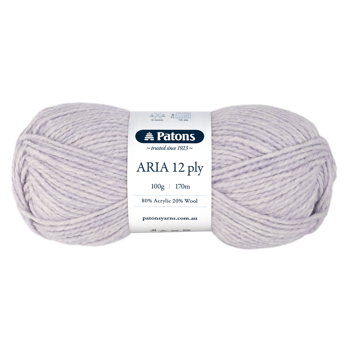 ARIA 12 ply - 7109 - Feather Grey - Patons | Craftee Cottage