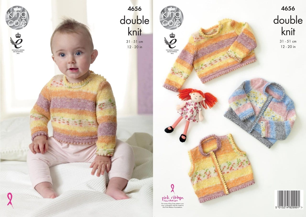 King Cole Splash DK kids pattern 4656 | Craftee Cottage