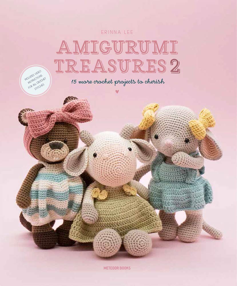 Amigurumi Treasures 2 Crochet book by Errina Lee | Craftee Cottage