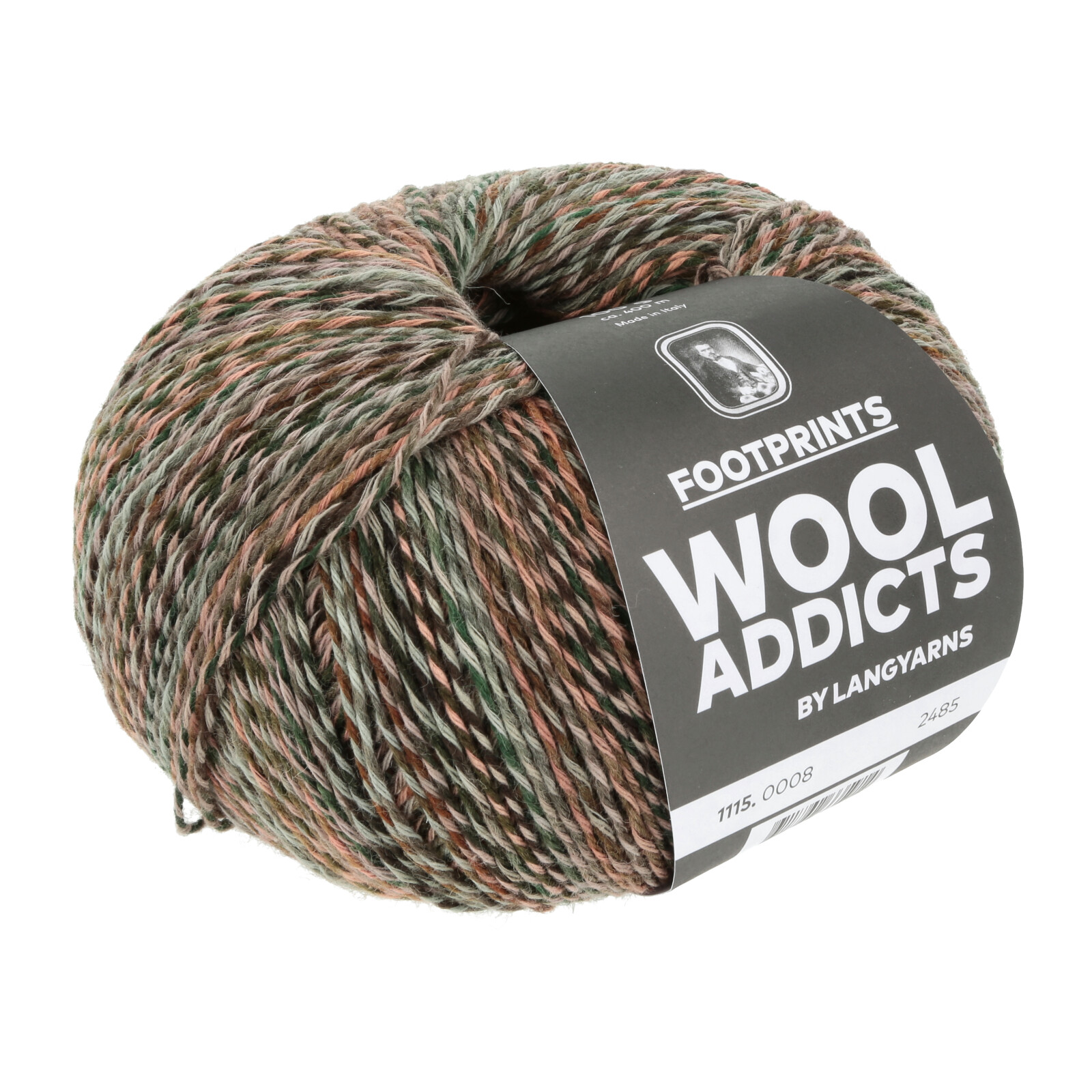 Wool Addicts Footprints - 008 - jungle multi - Wool Addicts by Lang ...