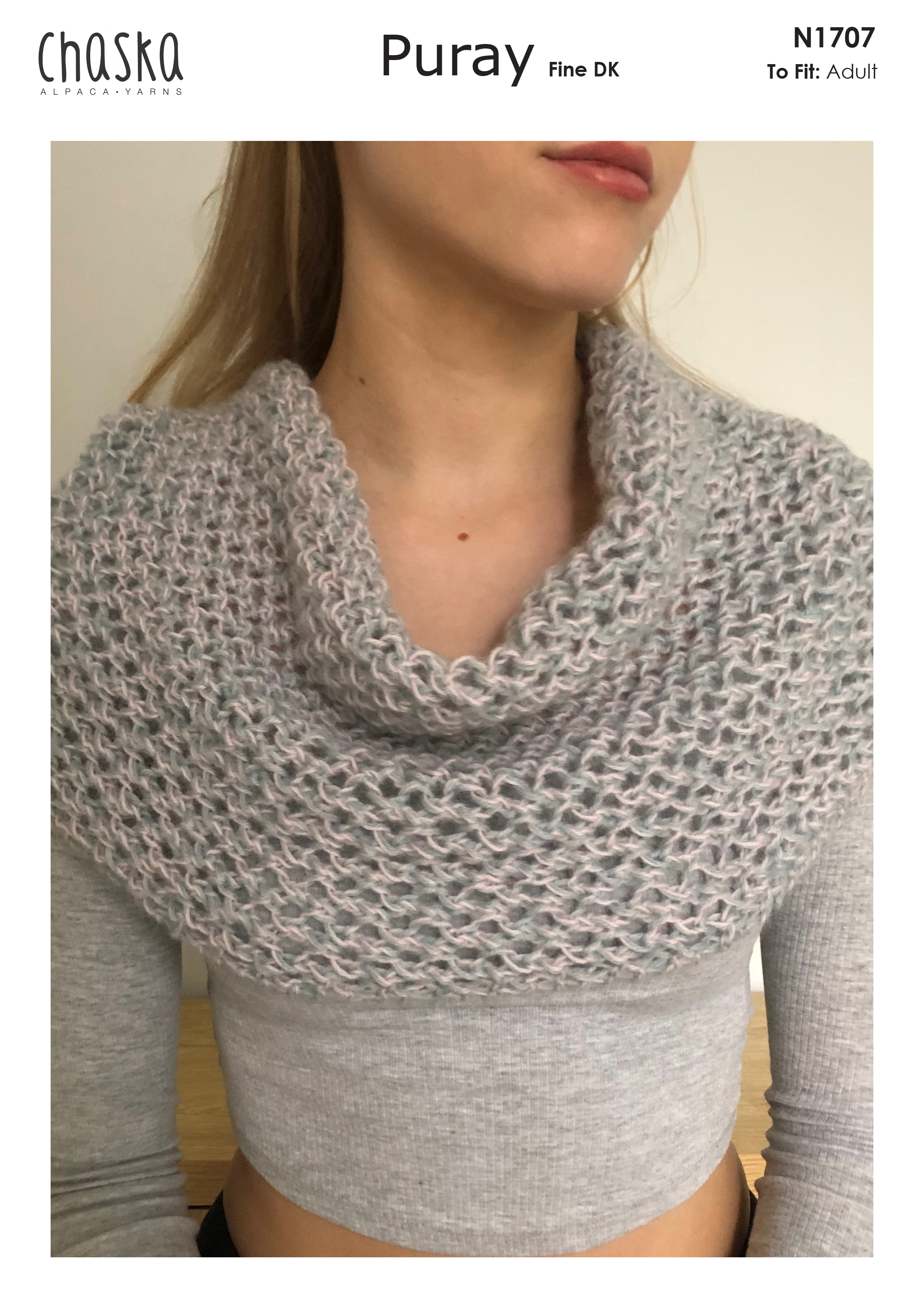 Naturally Chaska Puray dk leaflet N1707 - Chaska Yarns | Craftee Cottage