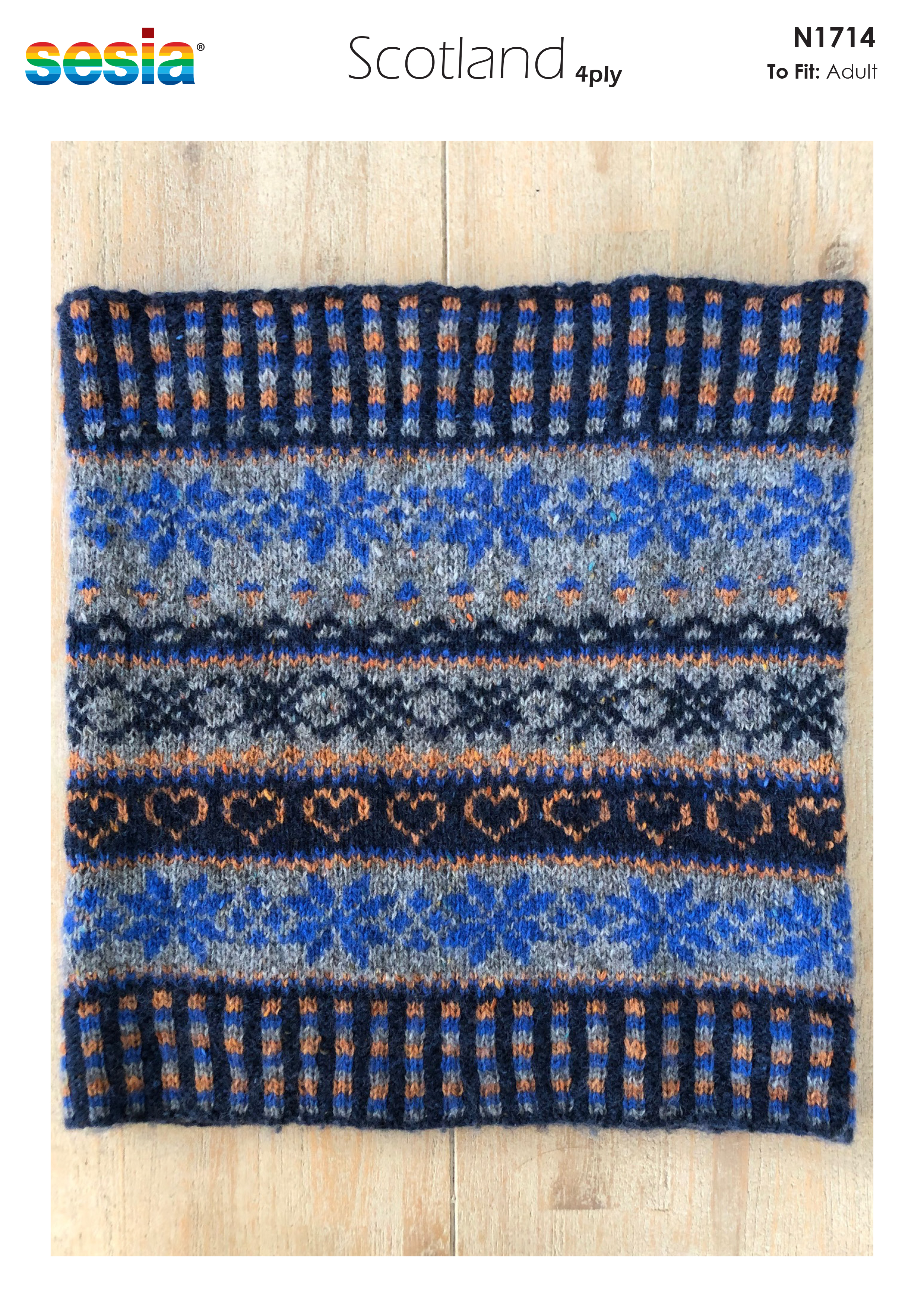 Sesia 4 ply leaflet N1714 | Craftee Cottage