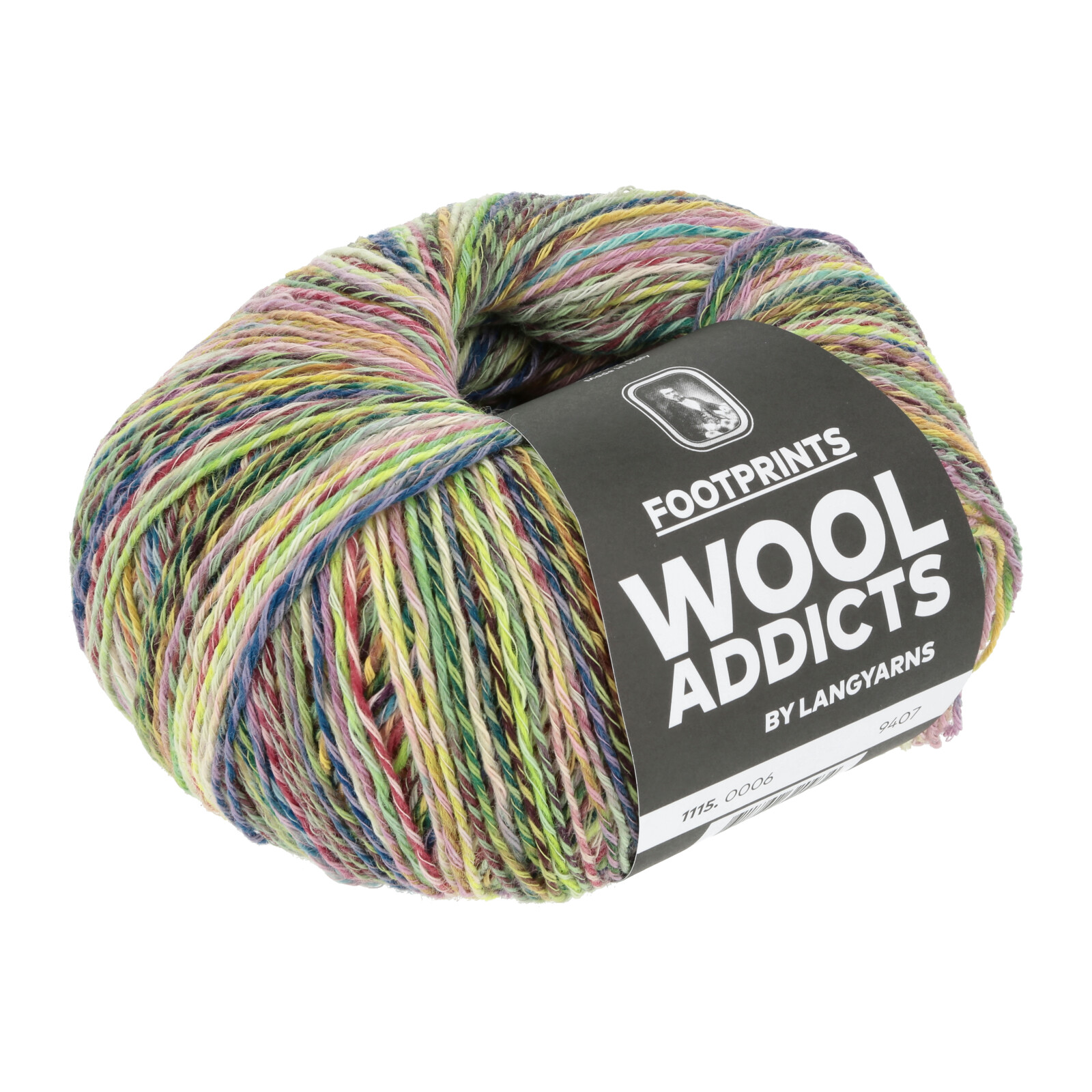 Wool Addicts Footprints - 006 - pink/green multi - Wool Addicts by Lang ...