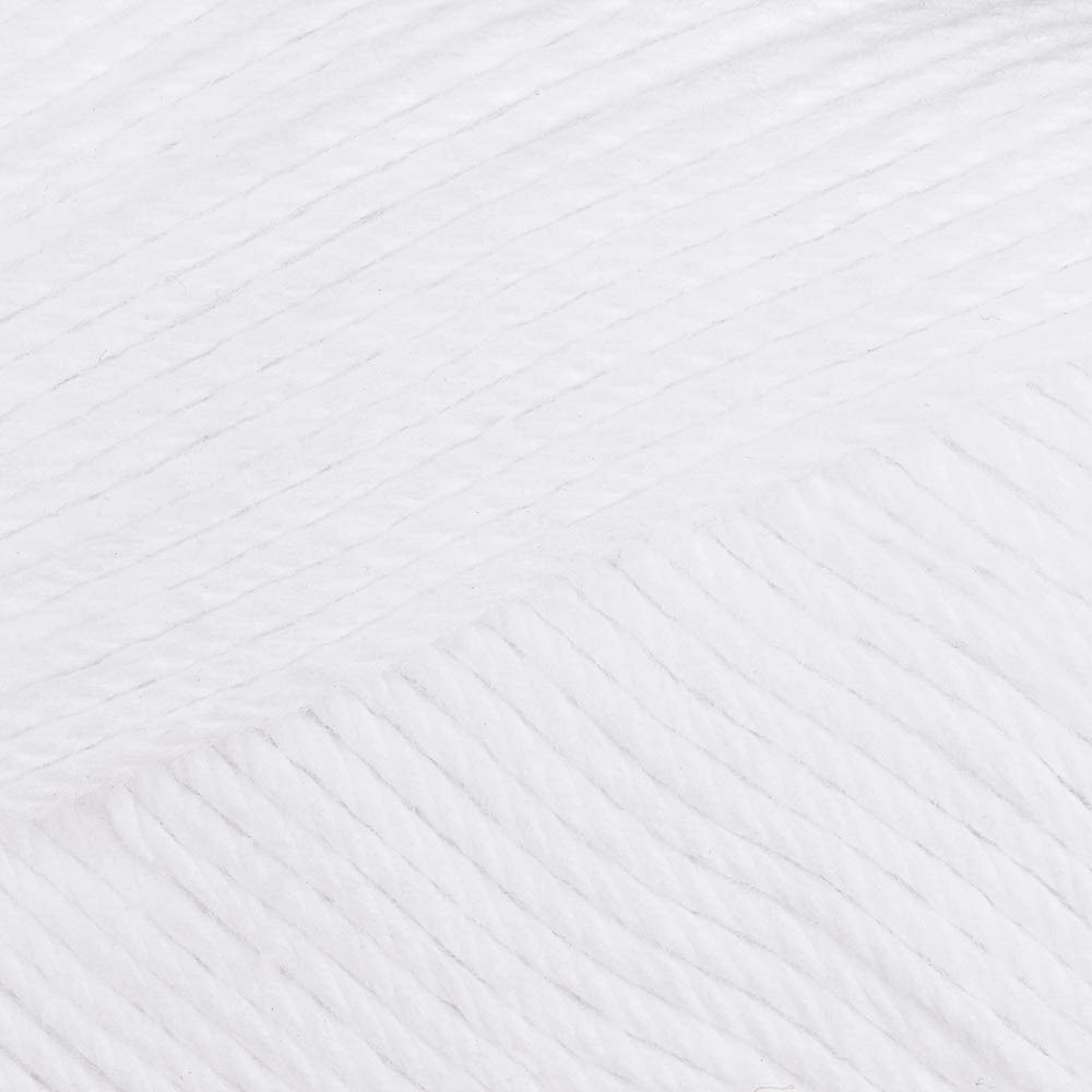 Posie 4 ply - 002 - white - Fiddlesticks | Craftee Cottage