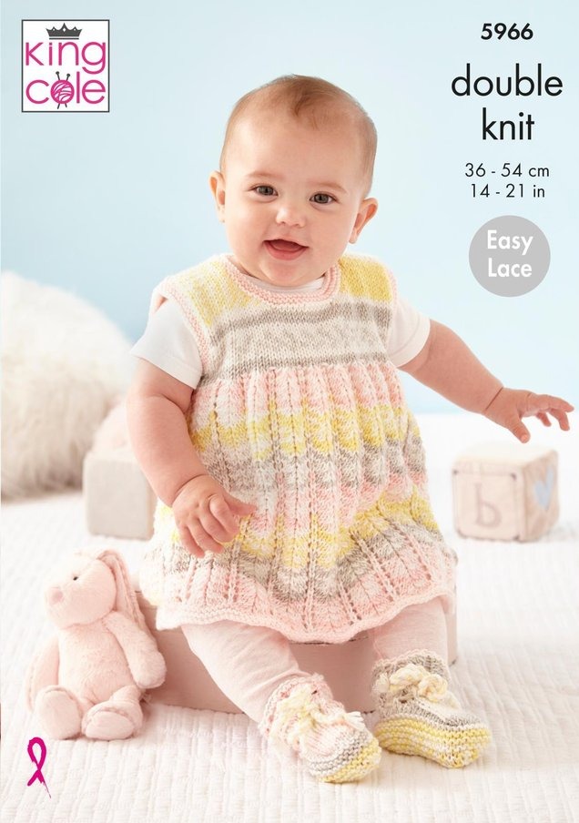 King Cole DK Baby pattern leaflet 5966 - King Cole | Craftee Cottage