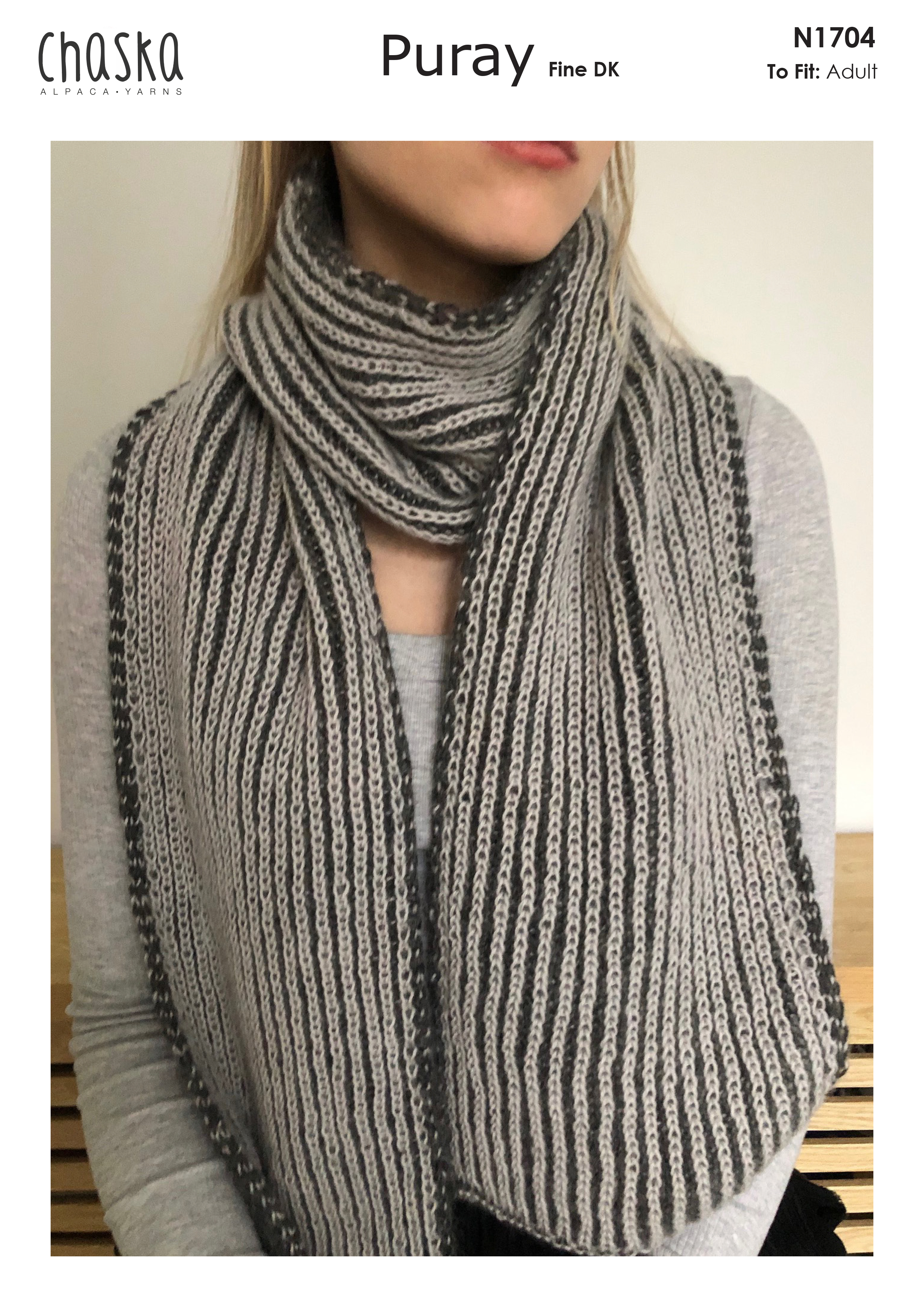 Naturally Chaska Puray dk leaflet N1704 - Chaska Yarns | Craftee Cottage