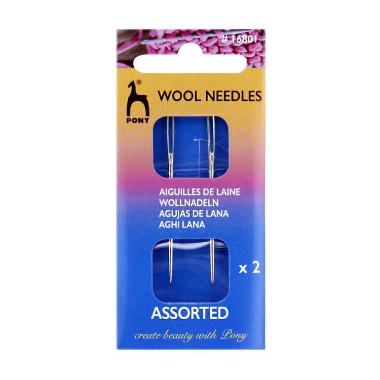 Wool needles - pk 2 - Pony | Craftee Cottage