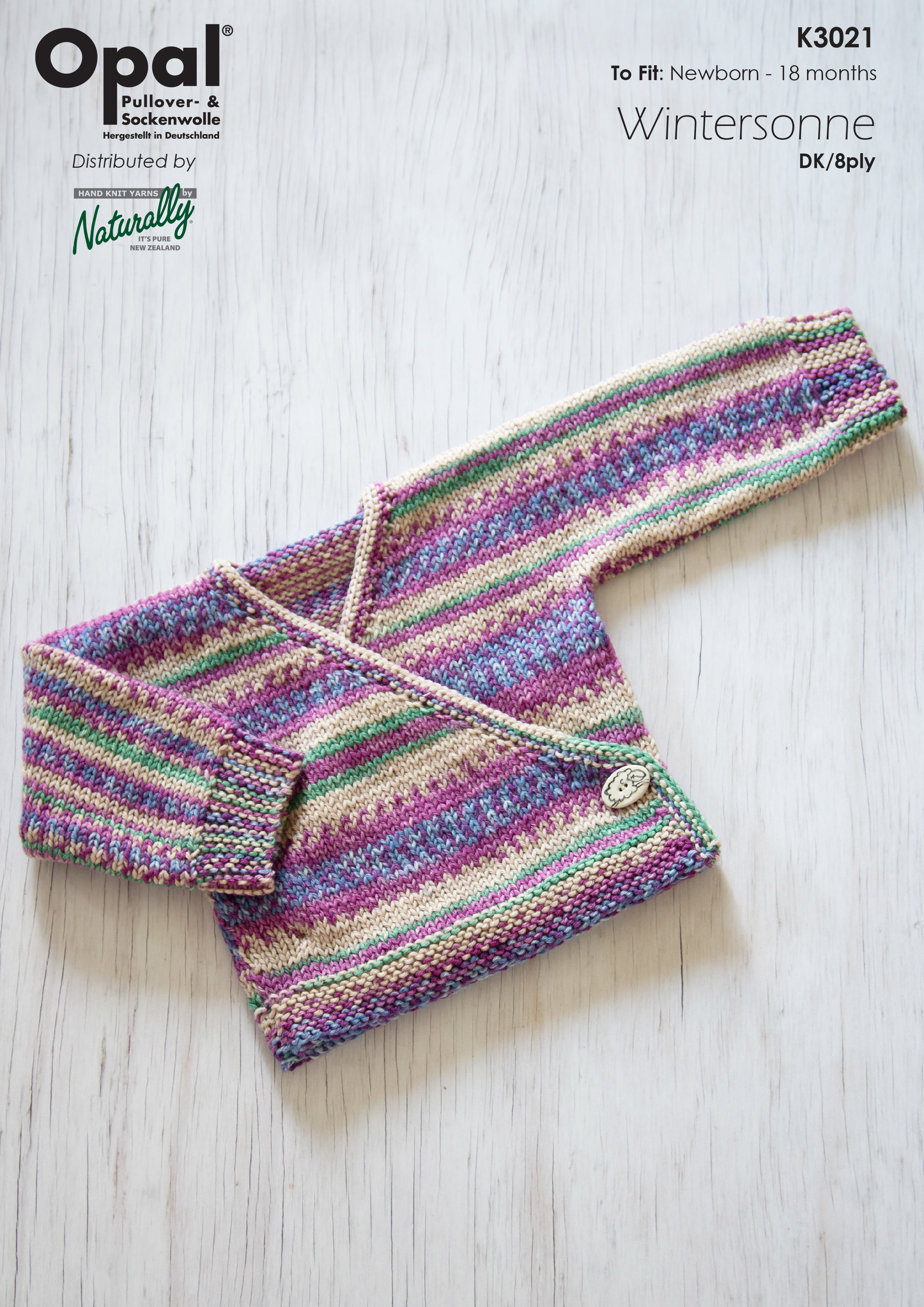Opal Leaflet by Naturally 8 ply K3021 - Opal Sock Yarn | Craftee Cottage