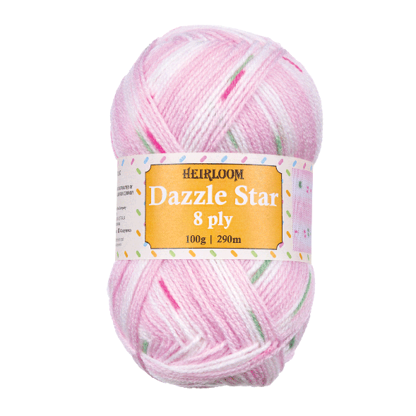 Dazzle Star 8 ply - Heirloom | Craftee Cottage