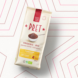 Pret's Organic Classic Blend Ground Coffee 200g | Pret A Manger