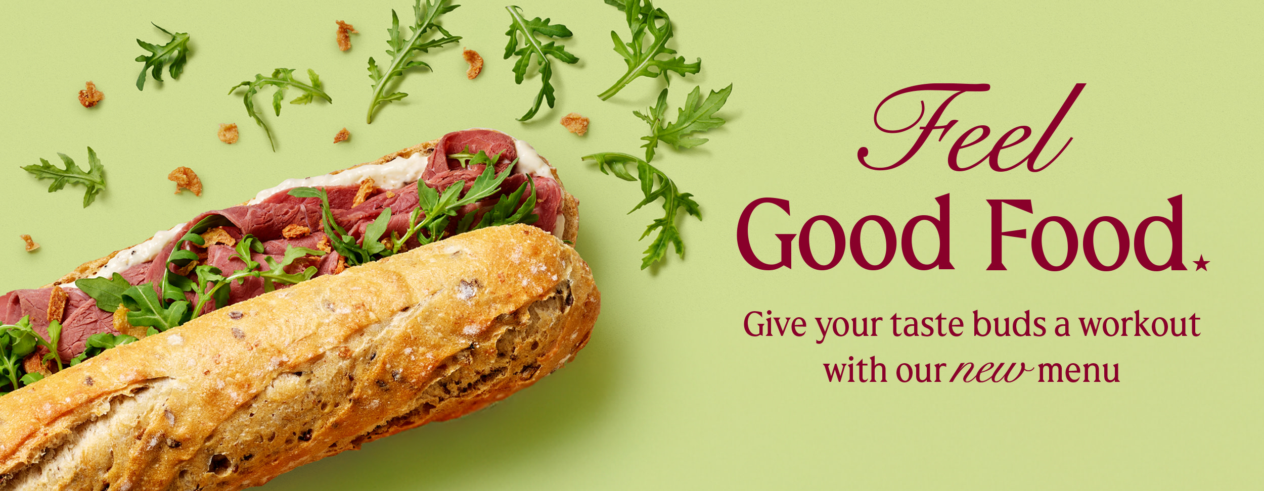 Food & Drinks Menu | Pret Ireland