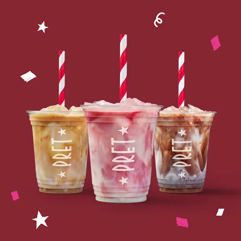 Club Pret - 5 Barista-Made Drinks A Day & 20% Off All Food | Pret A Manger