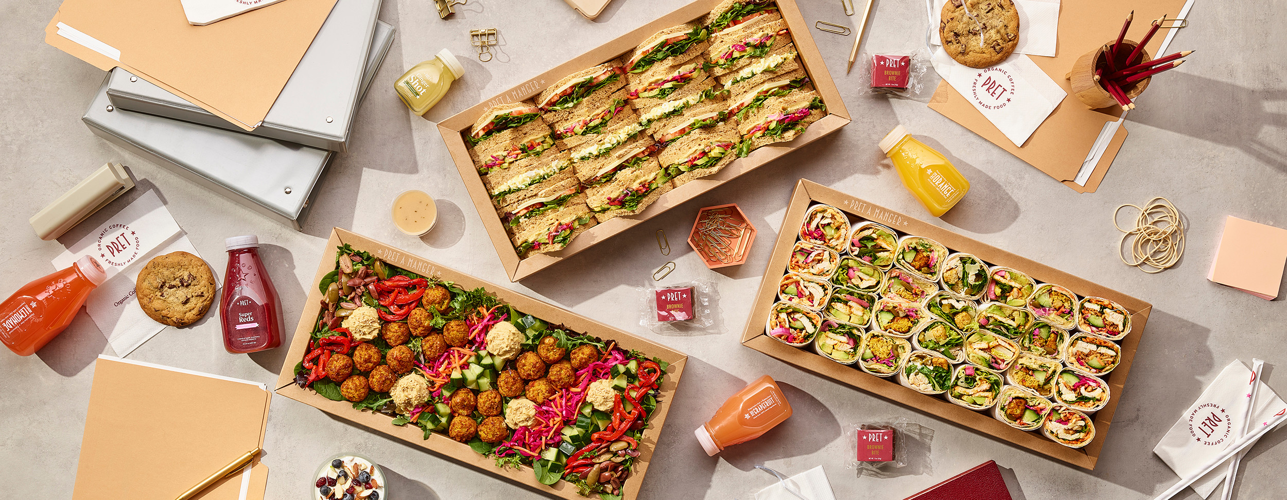 Breakfast & Lunch Platters | Group Catering Services | Pret A Manger