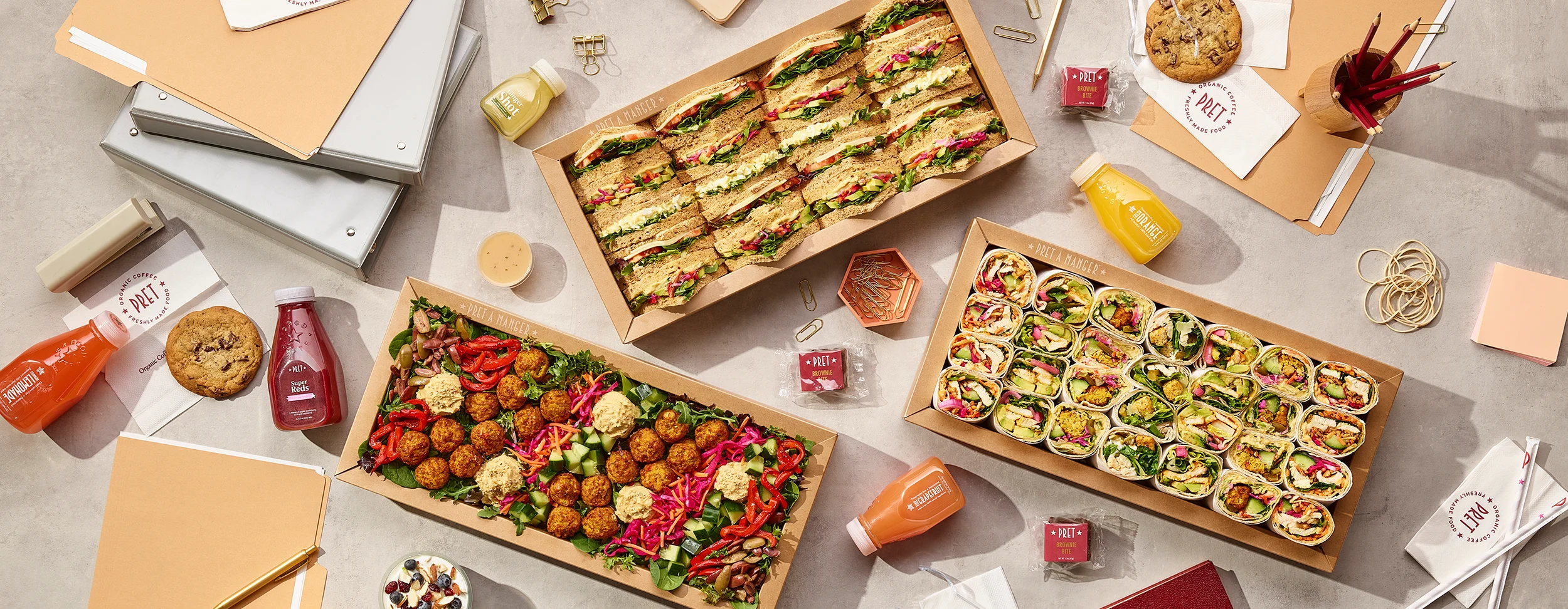 Breakfast & Lunch Platters | Group Catering Services | Pret A Manger