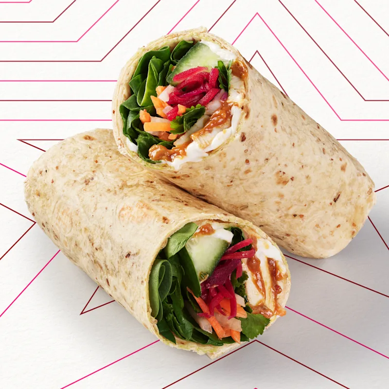 Pret's Chicken Satay Wrap | Pret A Manger