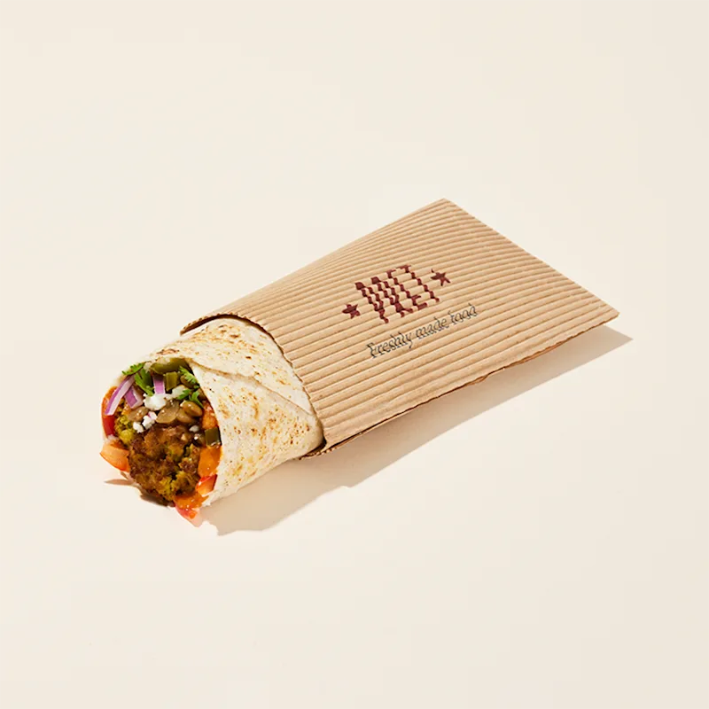 Spiced Lentil & Chickpea Hot Wrap | Pret A Manger