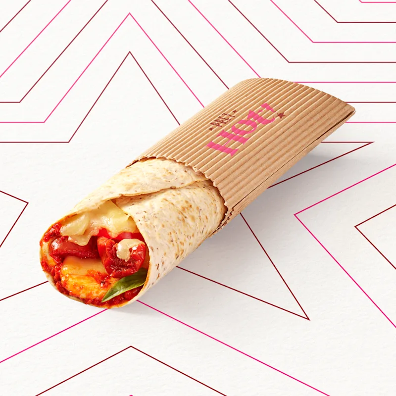 Italian Style Chicken & Basil Hot Wrap | Pret A Manger