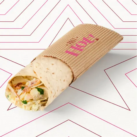 Chicken Mushroom Hot Wrap | Pret A Manger