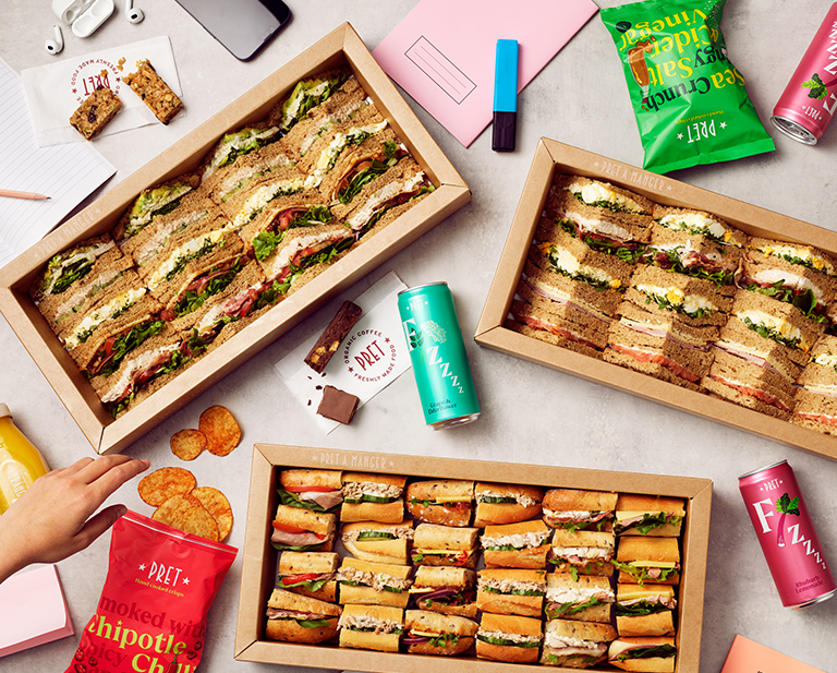 Pret sandwiches store