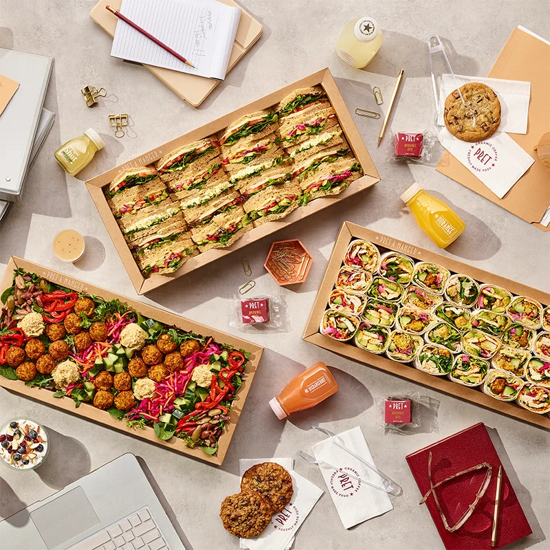 Breakfast & Lunch Platters | Group Catering Services | Pret A Manger