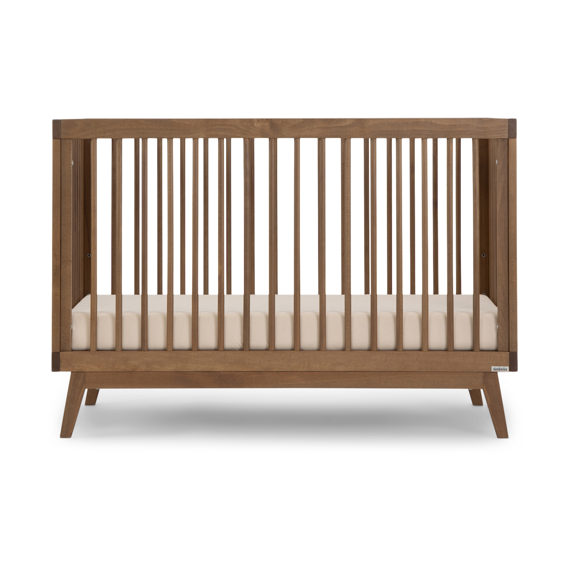 dadada Soho 3-in-1 Convertible Crib - Walnut | Babylist Shop