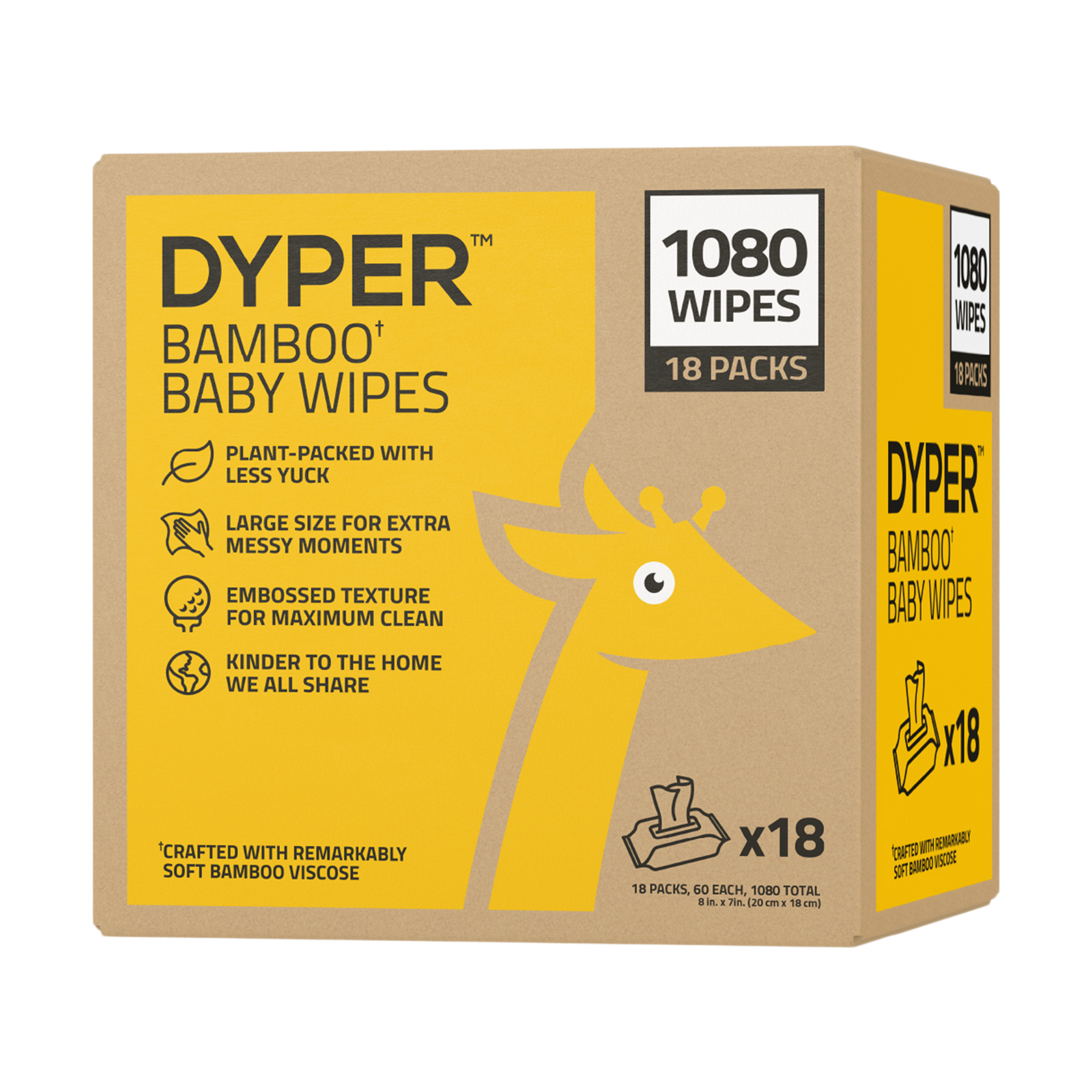 DYPER Simply Kind Baby Wipes - 1080 | Babylist Shop