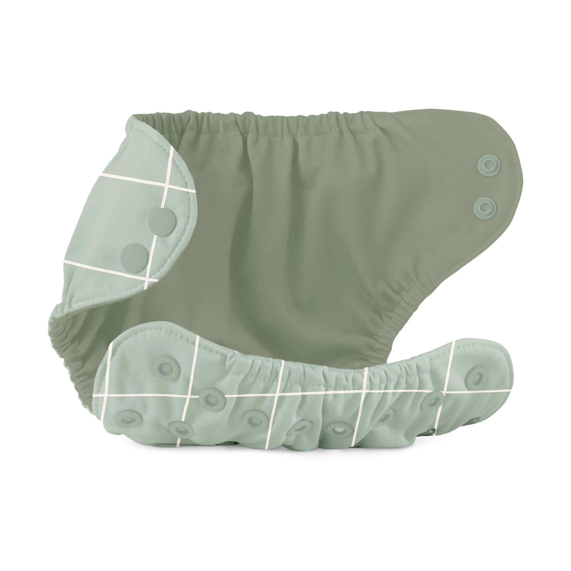 Esembly Recycled Diaper Cover (Outer) + Swim Diaper - Lattice, Size 1 ...