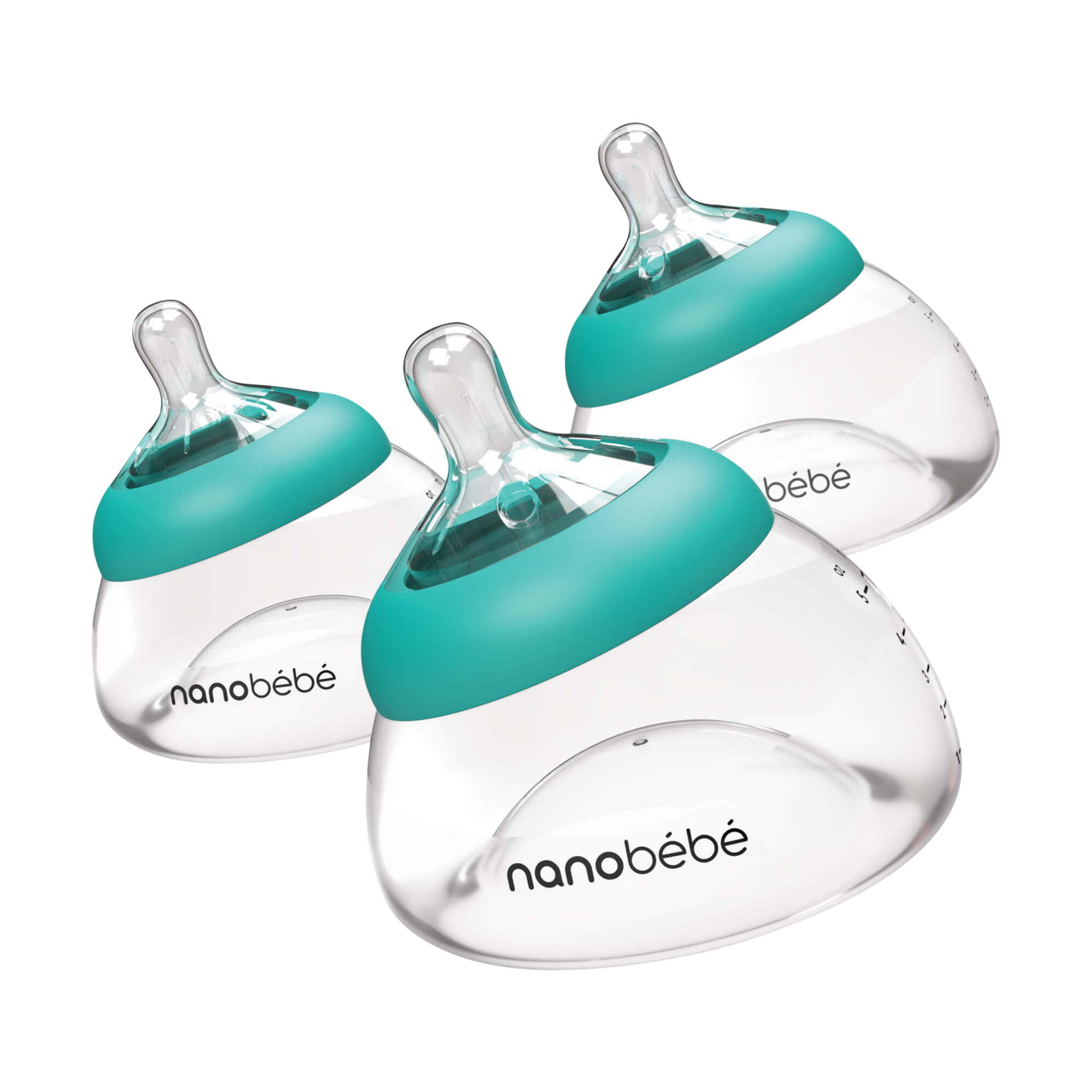 Nanobebe Breastmilk Bottle - Teal, 3 | Babylist Shop