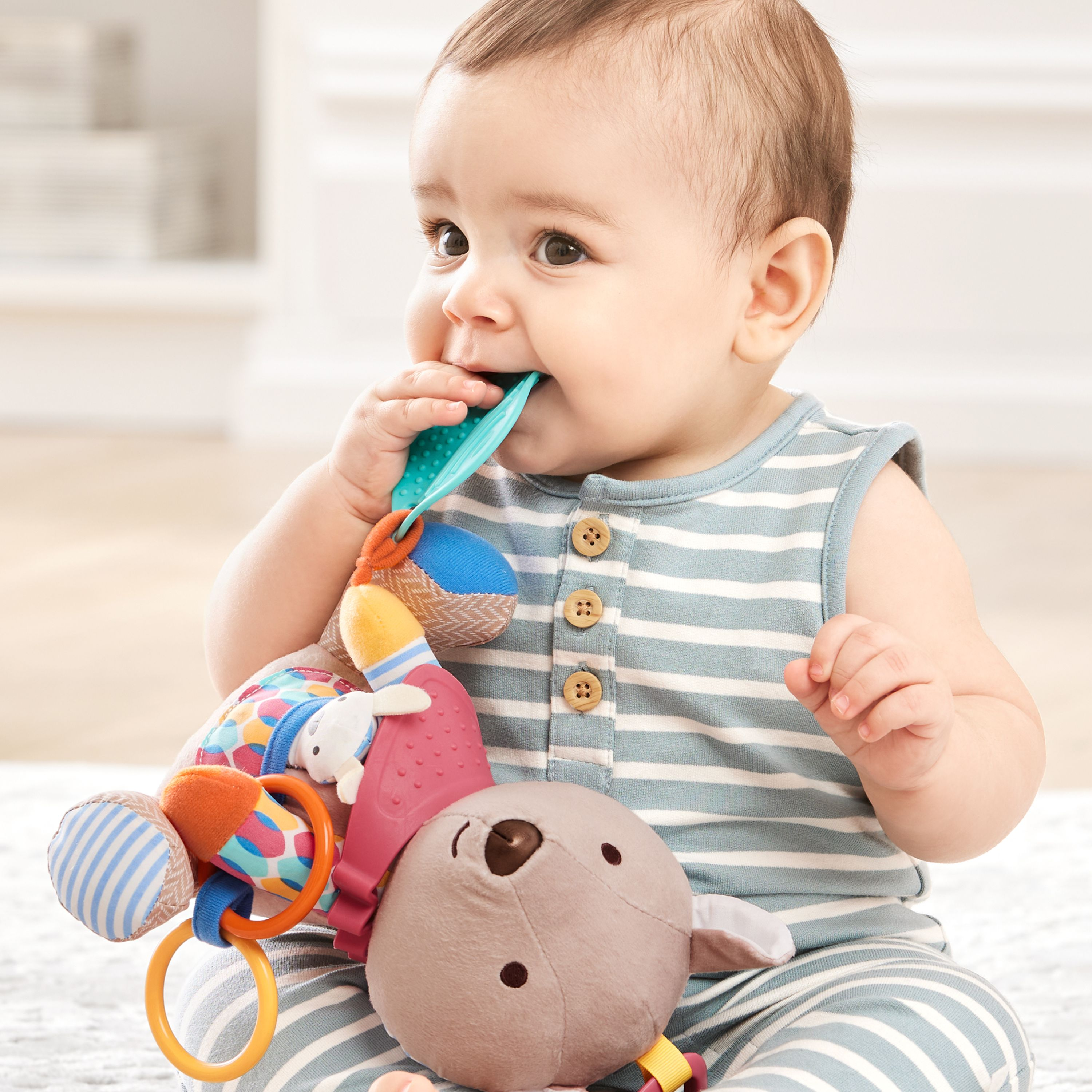 Skip Hop Bandana Buddies Kangaroo Stroller Toy - Kangaroo | Babylist Shop