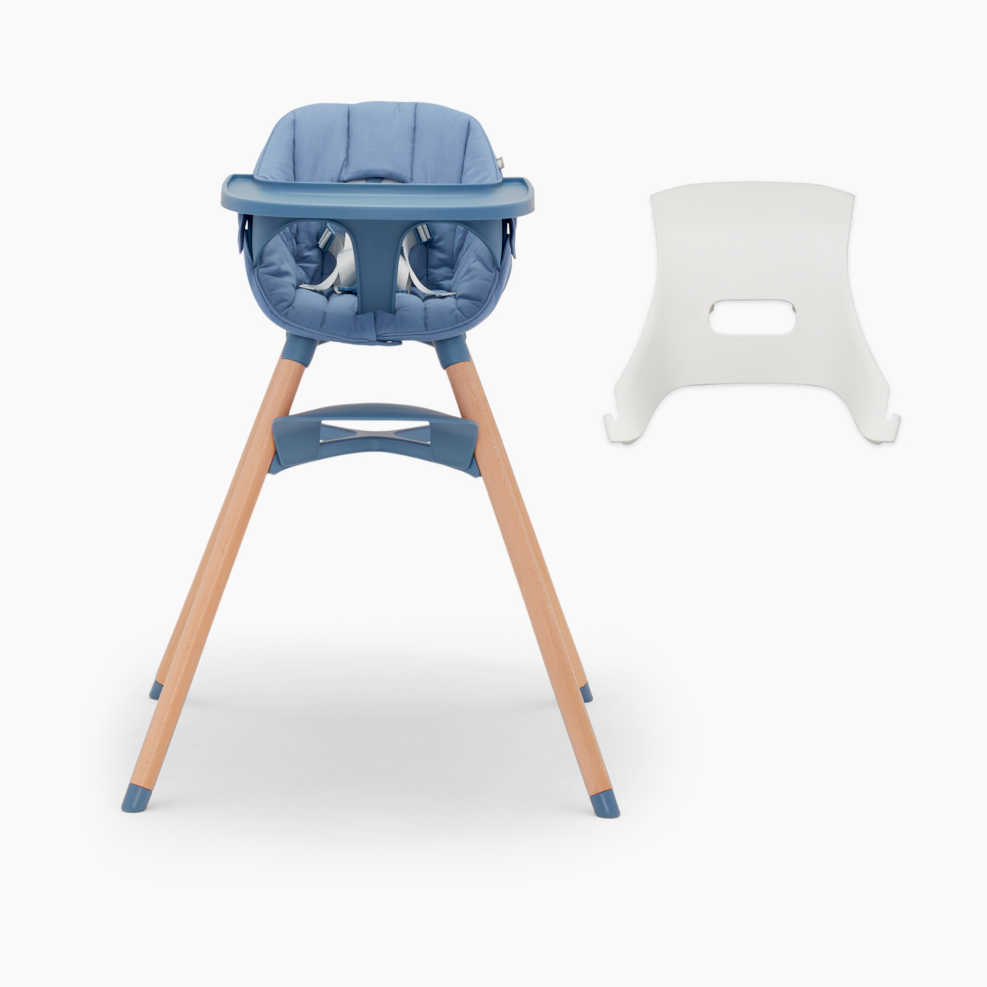 Lalo Infant to Toddler High Chair Bundle Blueberry High Chair Infant Insert Babylist Shop