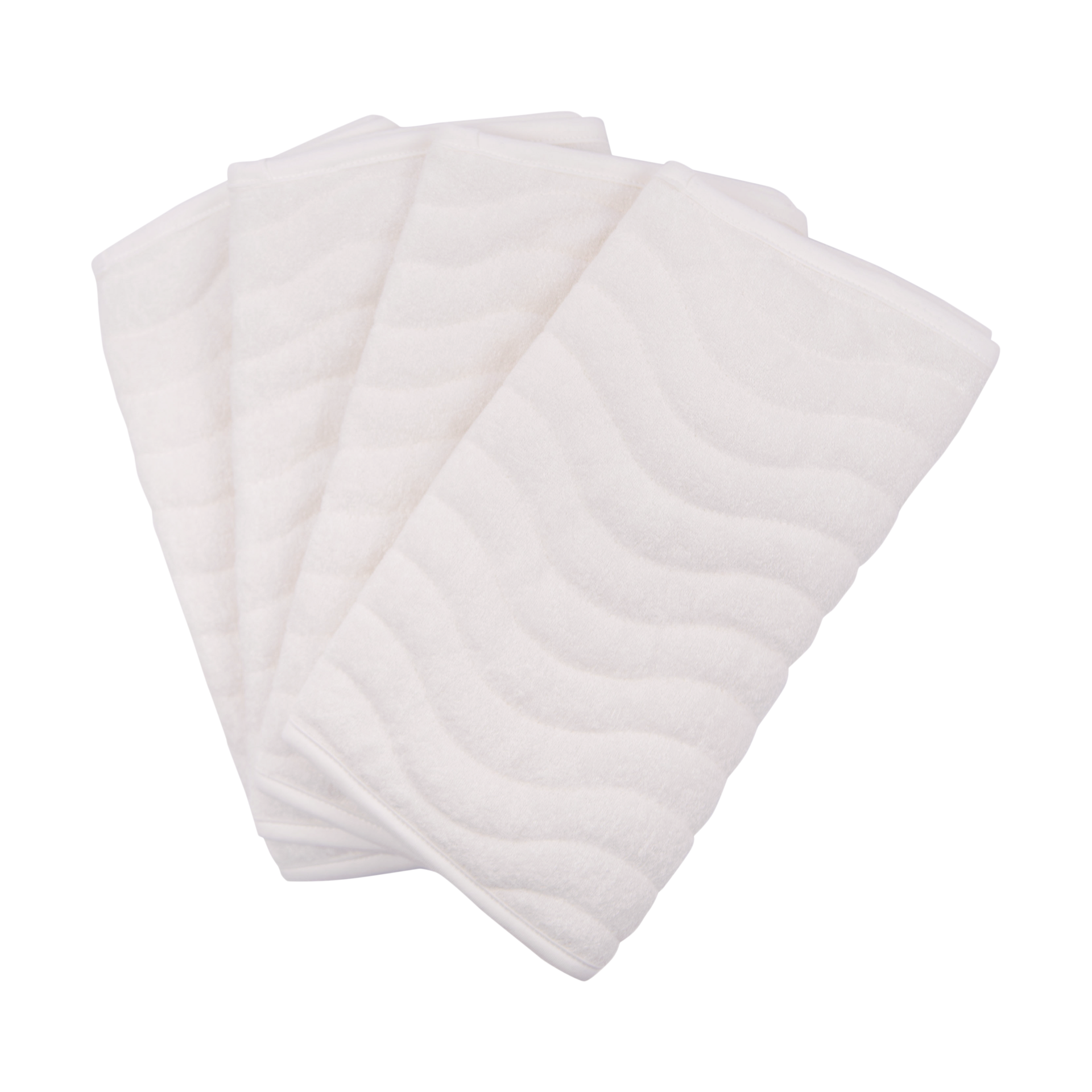 Ubbi Quilted Reusable Changing Pad Liners (4-Pack) - White, 0.3 X 12 X ...