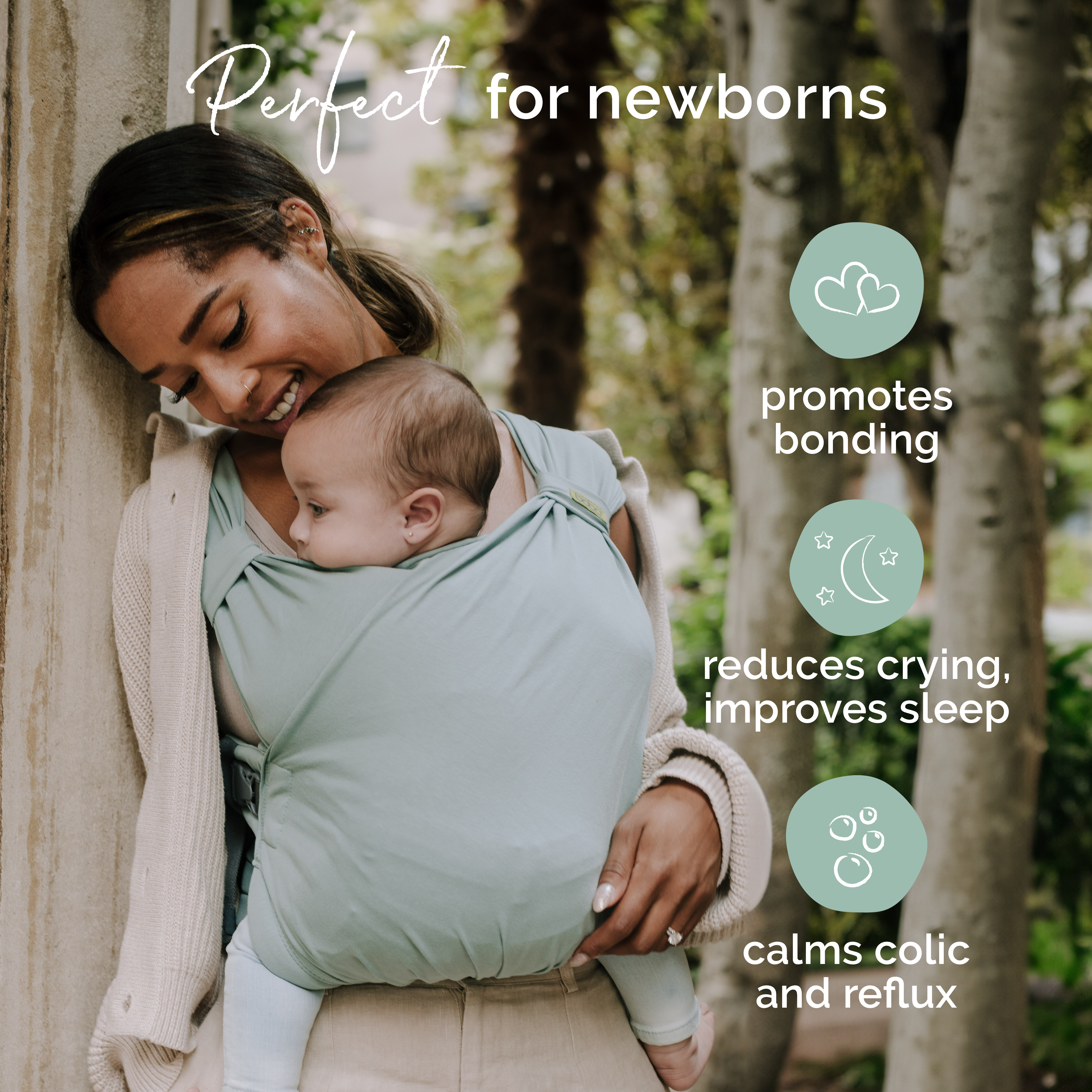 Boba Bliss Baby Carrier - Sea Mist | Babylist Shop