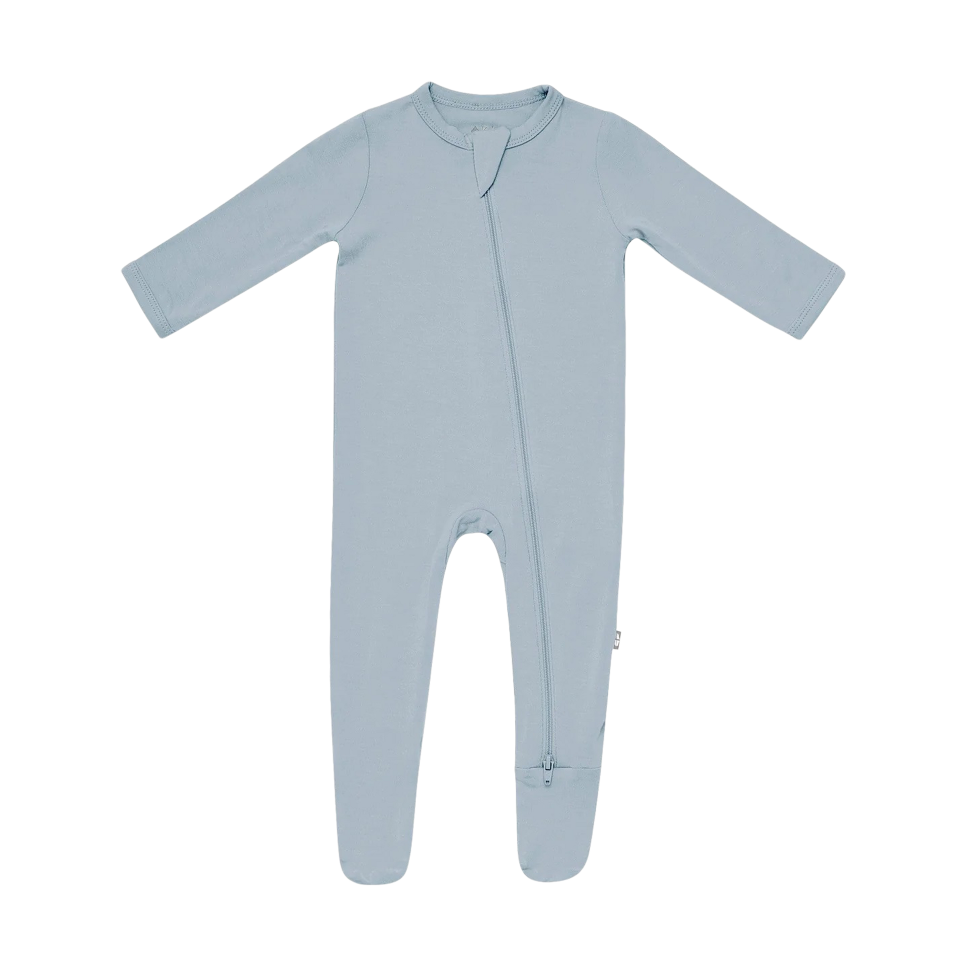 Kyte Baby Zipper Footie - Fog, 3-6 M | Babylist Shop