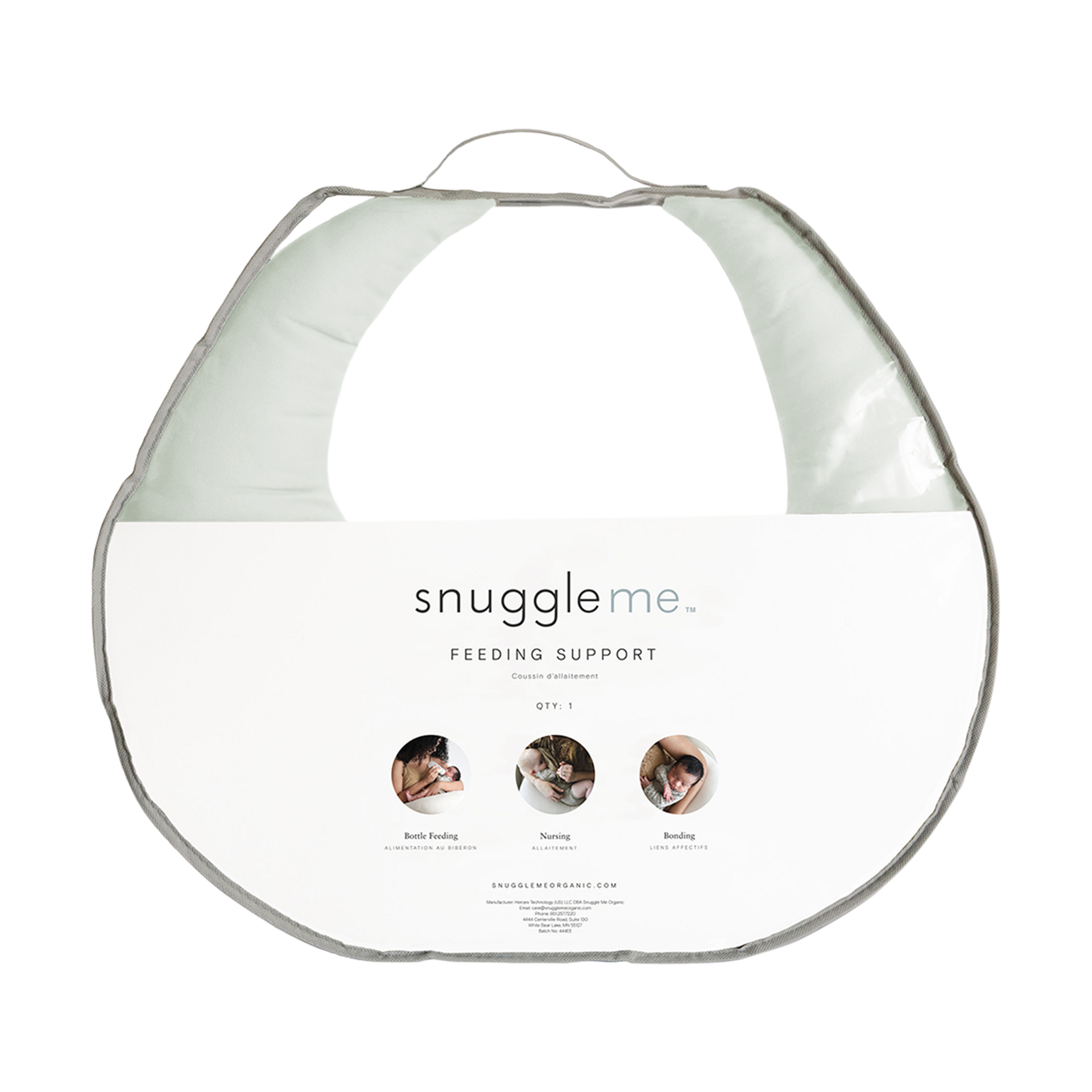 Snuggle Me Organic Feeding Support - Sage | Babylist Shop