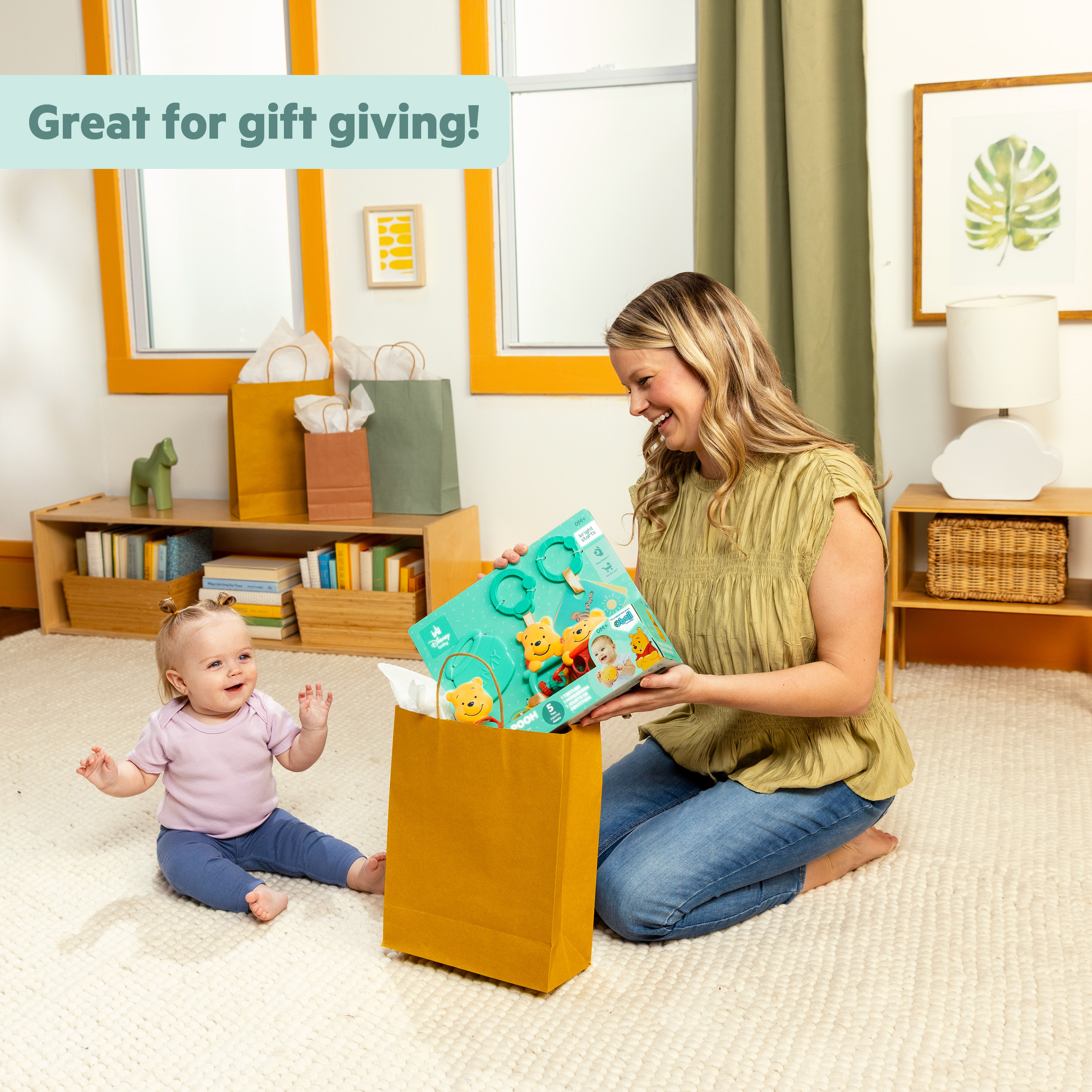 Bright Starts Disney Baby Winnie the Pooh Silly Ole Bundle Gift Set ...