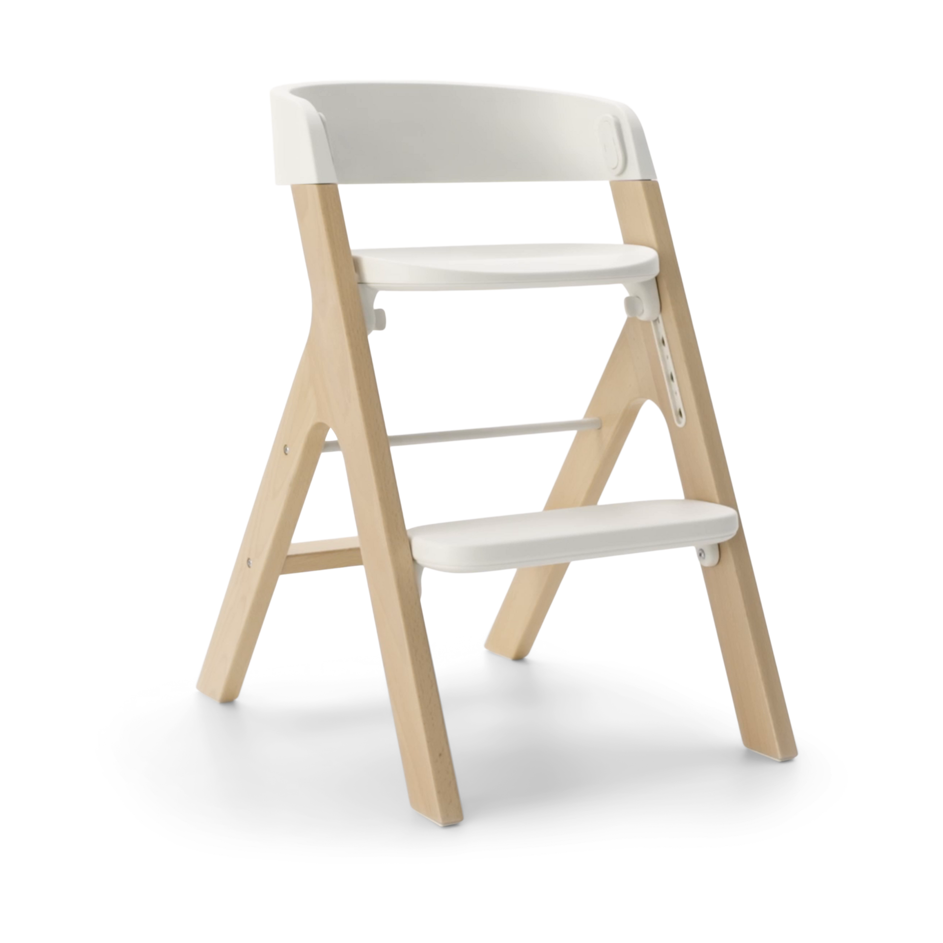 Mockingbird High Chair - Beechwood/White | Babylist Shop