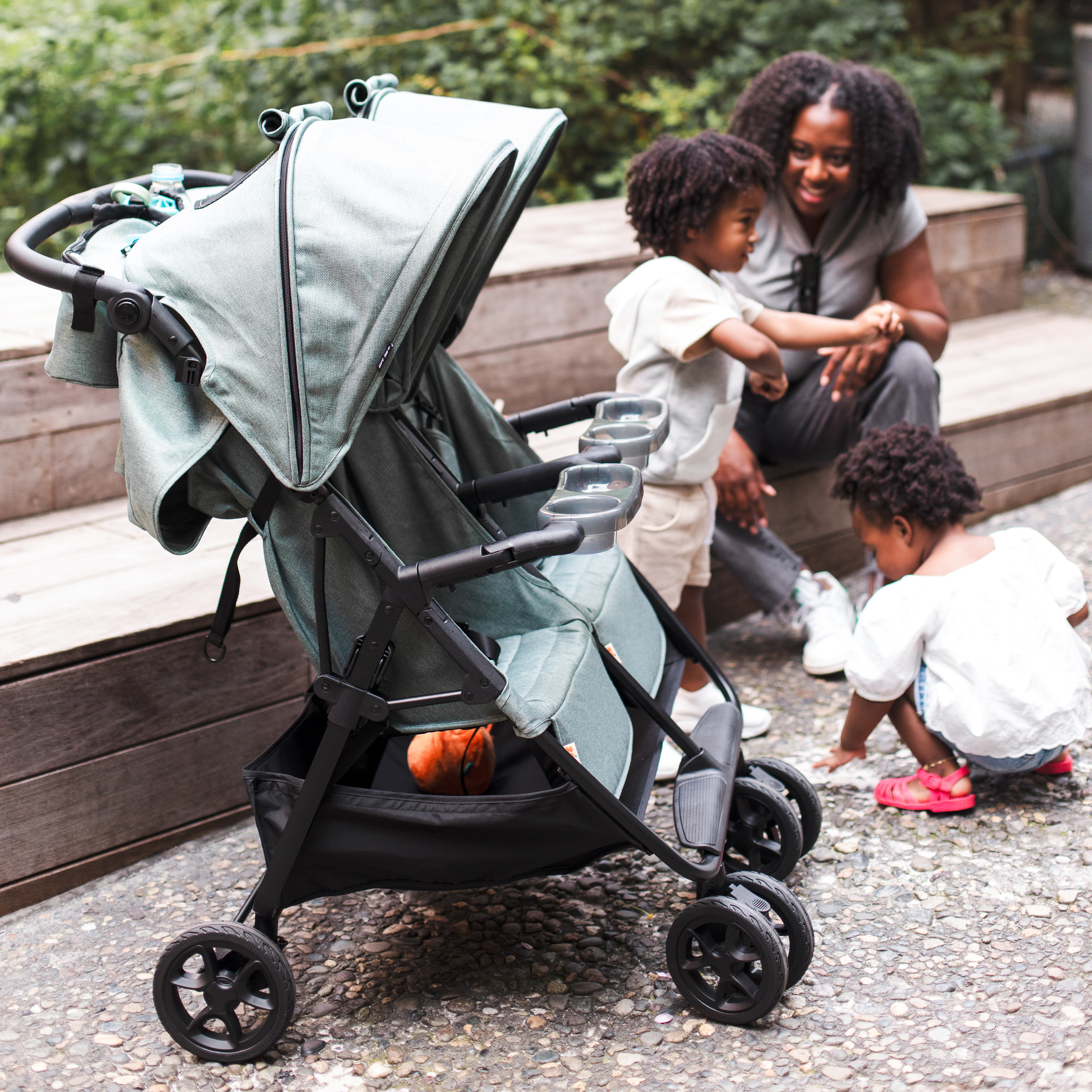 Zoe Twinᵛ² Double Stroller - Forest | Babylist Shop