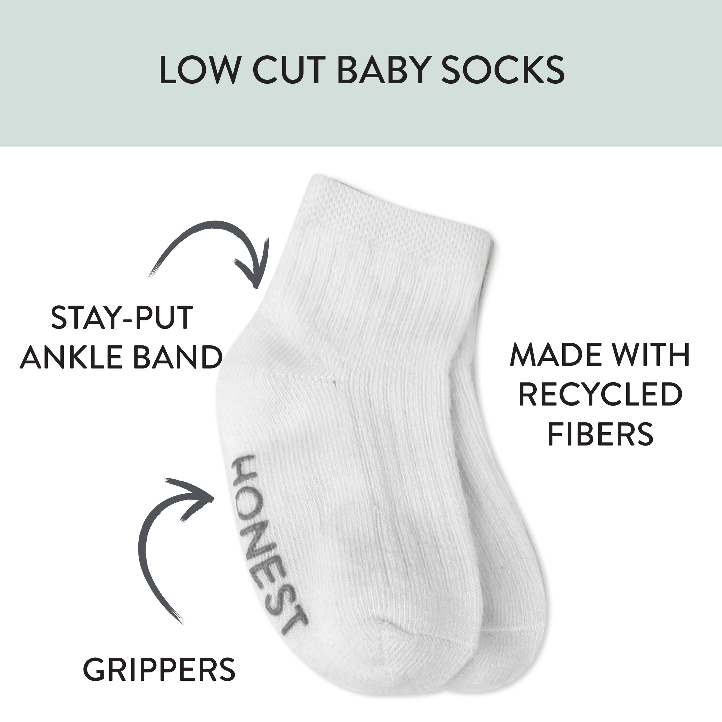 Honest Baby Clothing 10-Pack Cozy Socks - White, 0-6 M | Babylist Shop