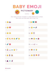 Answer Key Baby Shower Emoji Pictionary Game Answers Unbeatable Offers Answer Key Baby Shower Emoji Pictionary Game Answers Unbeatable Offers