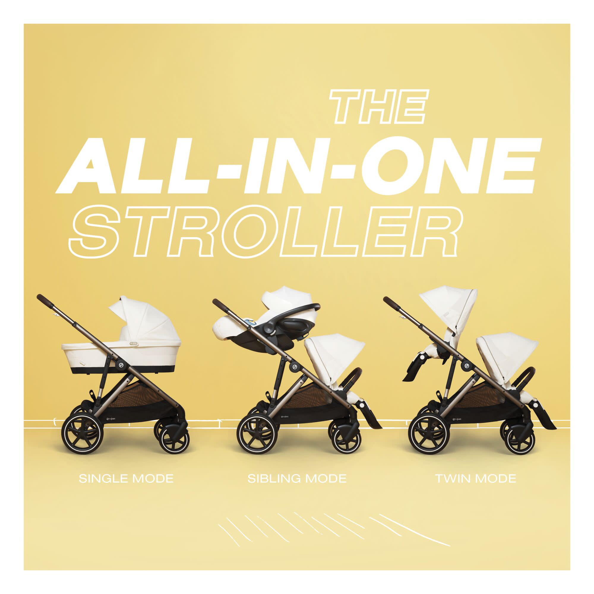 Cybex eGazelle/Gazelle S Second Seat - Almond Beige | Babylist Shop