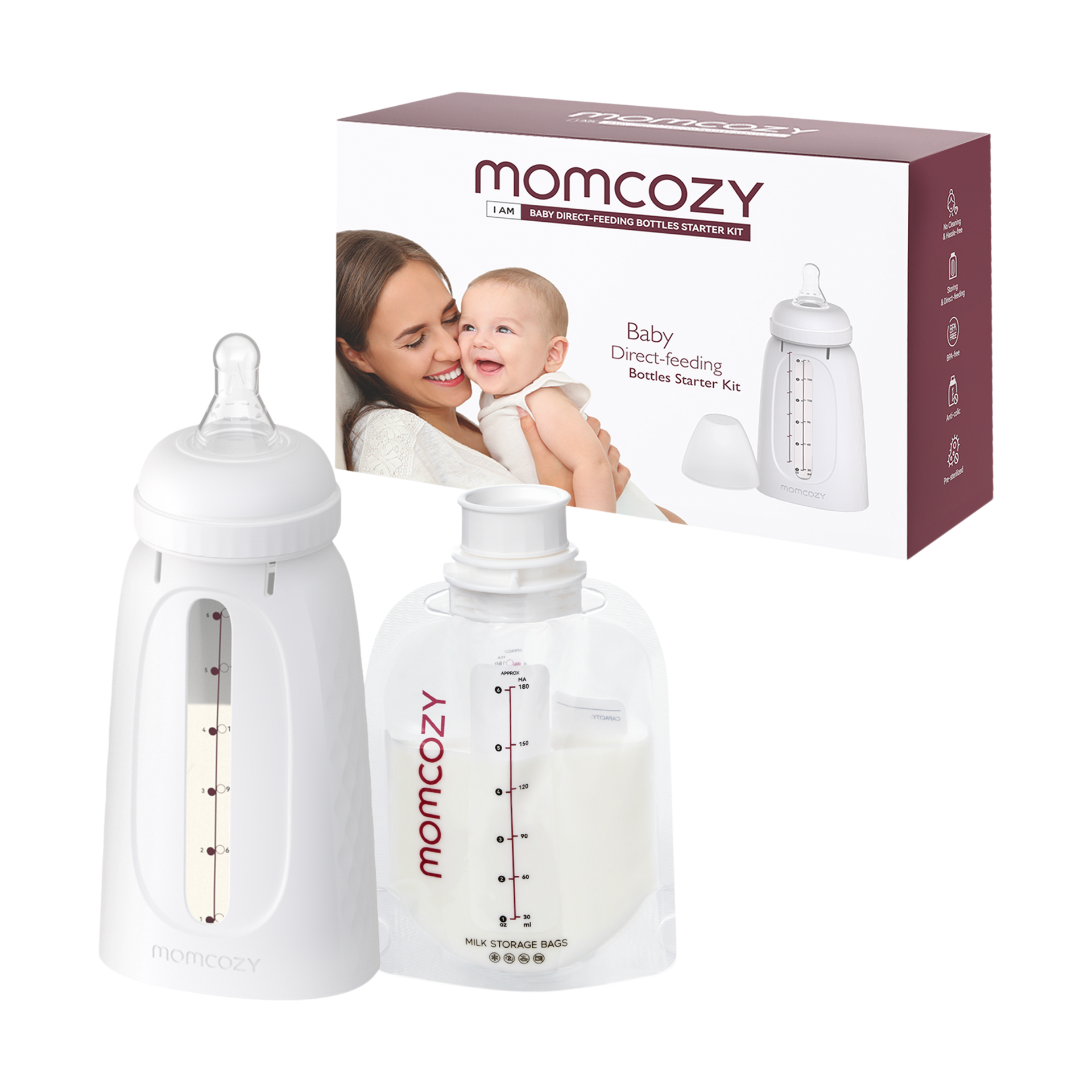 Momcozy Disposable Baby Bottle Kit | Babylist Shop