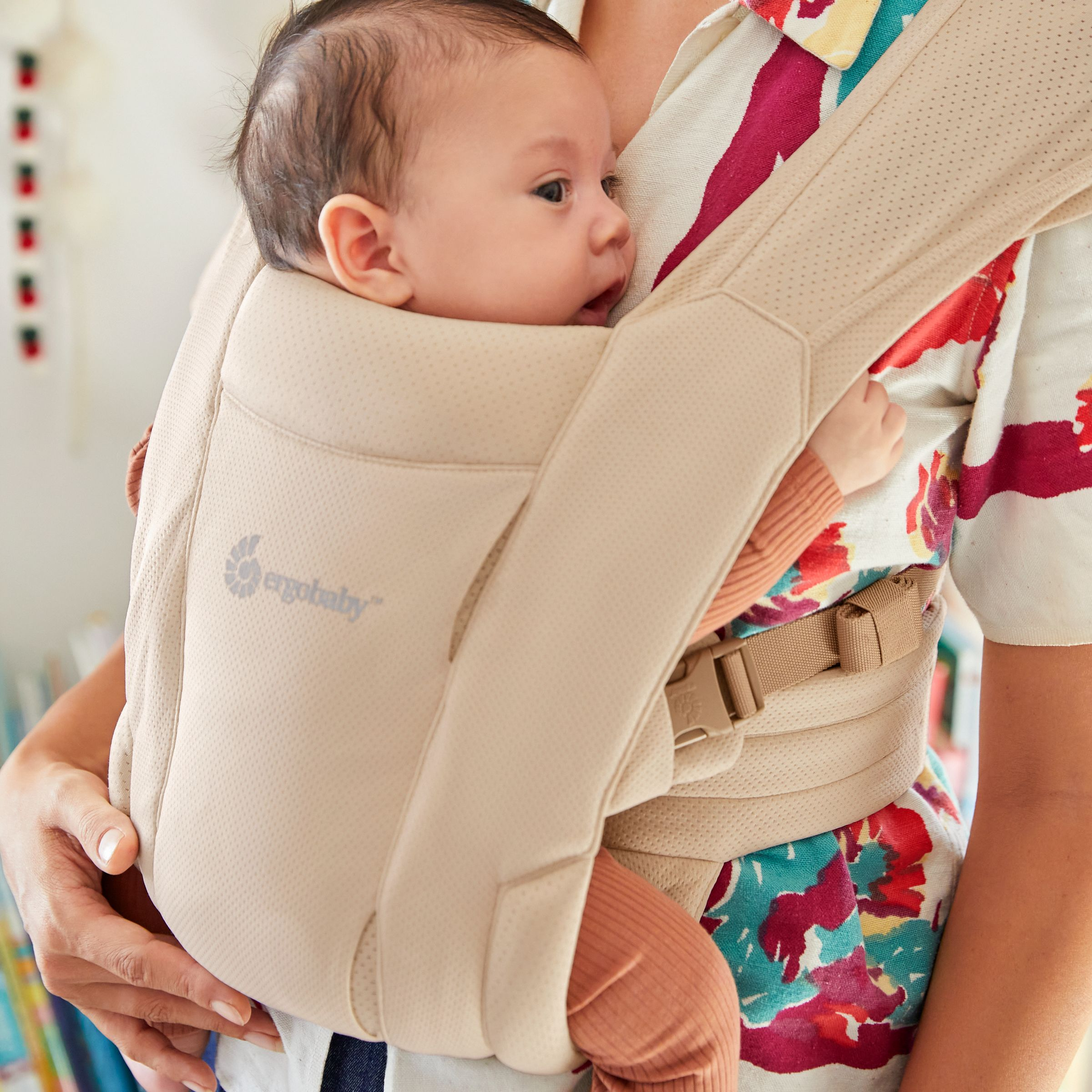 Ergobaby Embrace Soft Air Mesh Carrier - Cream | Babylist Shop