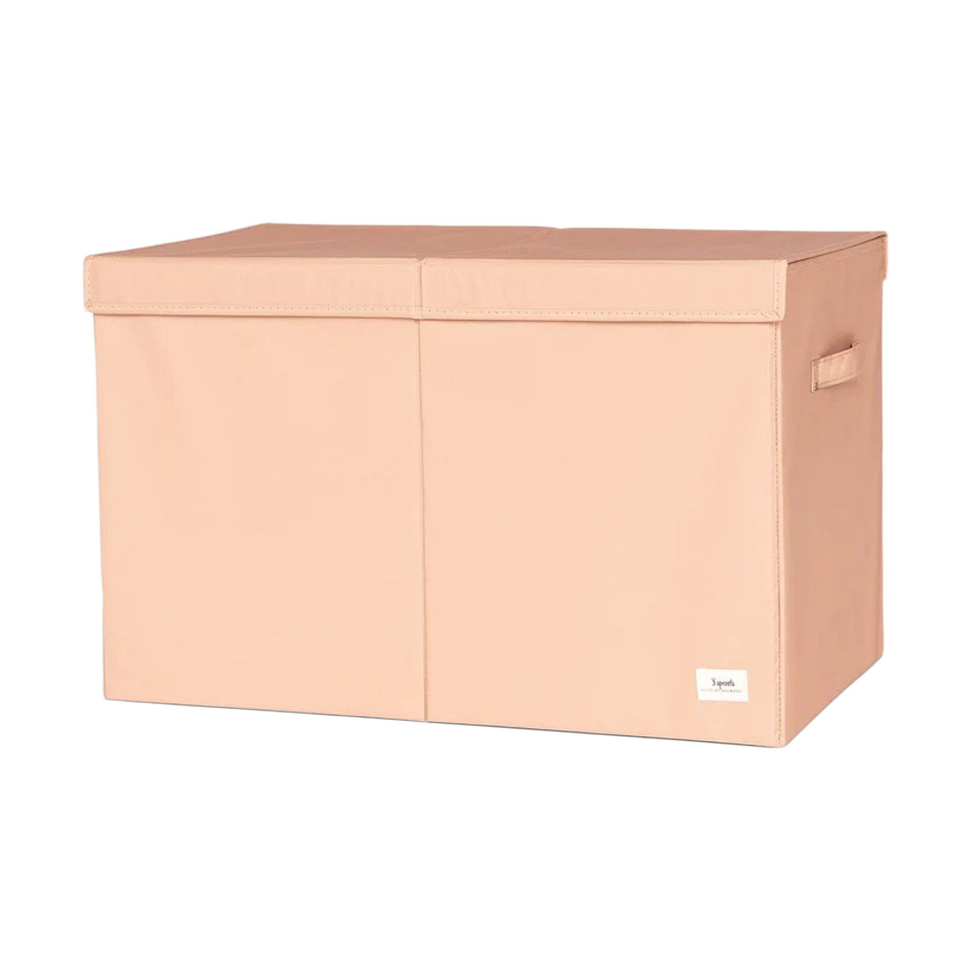 3 Sprouts Recycled Folding Toy Chest - Clay | Babylist Shop