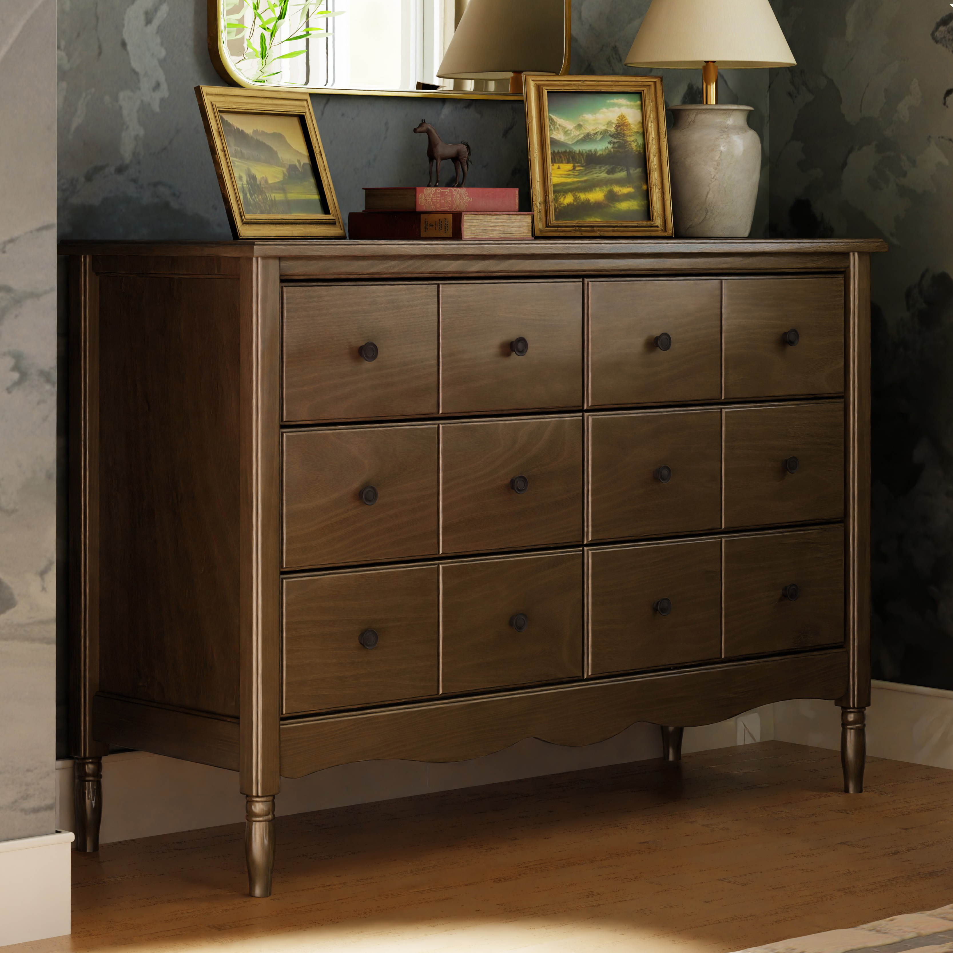 Namesake Liberty 6-Drawer Dresser - Natural Walnut | Babylist Shop