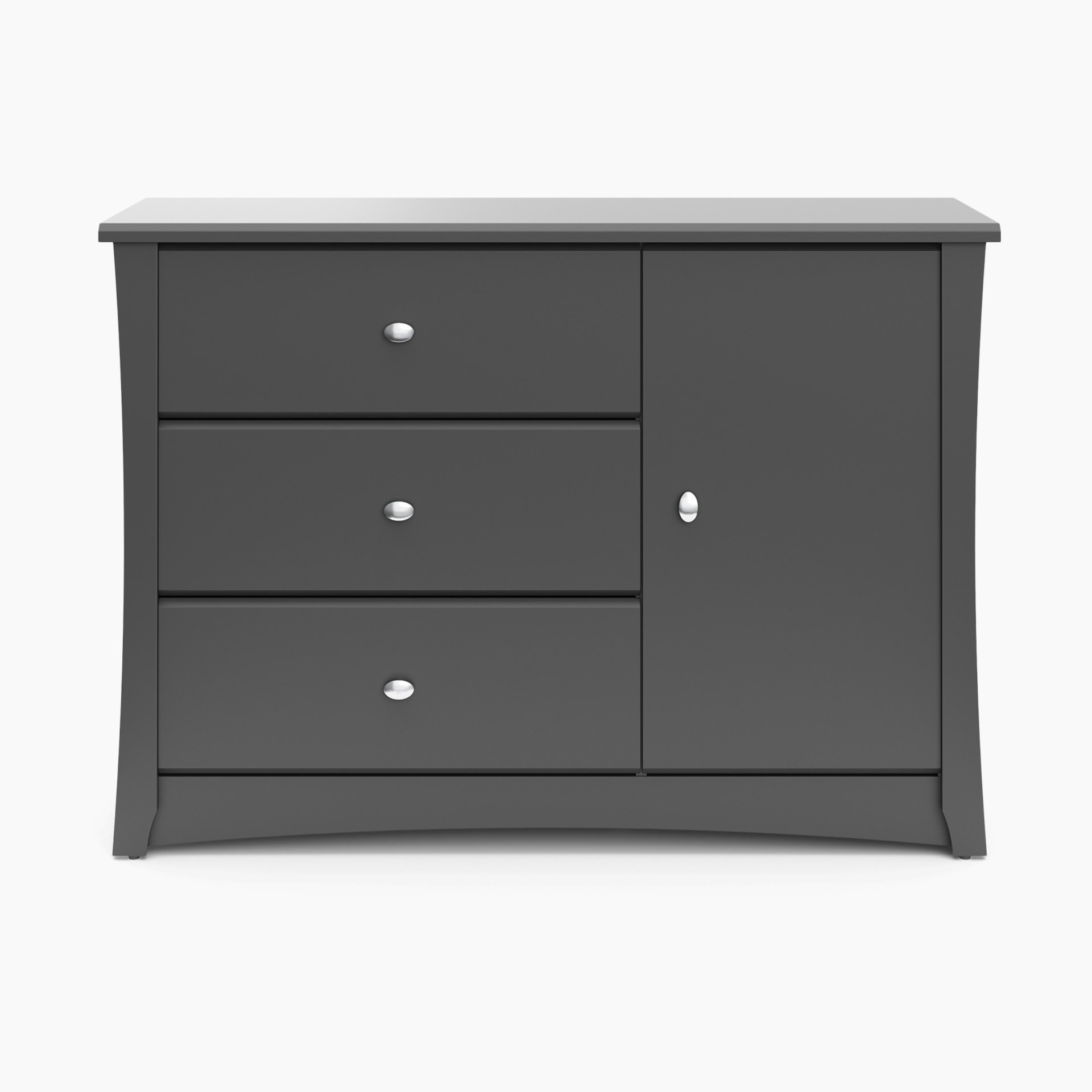 Storkcraft crescent 3 drawer combo dresser espresso store
