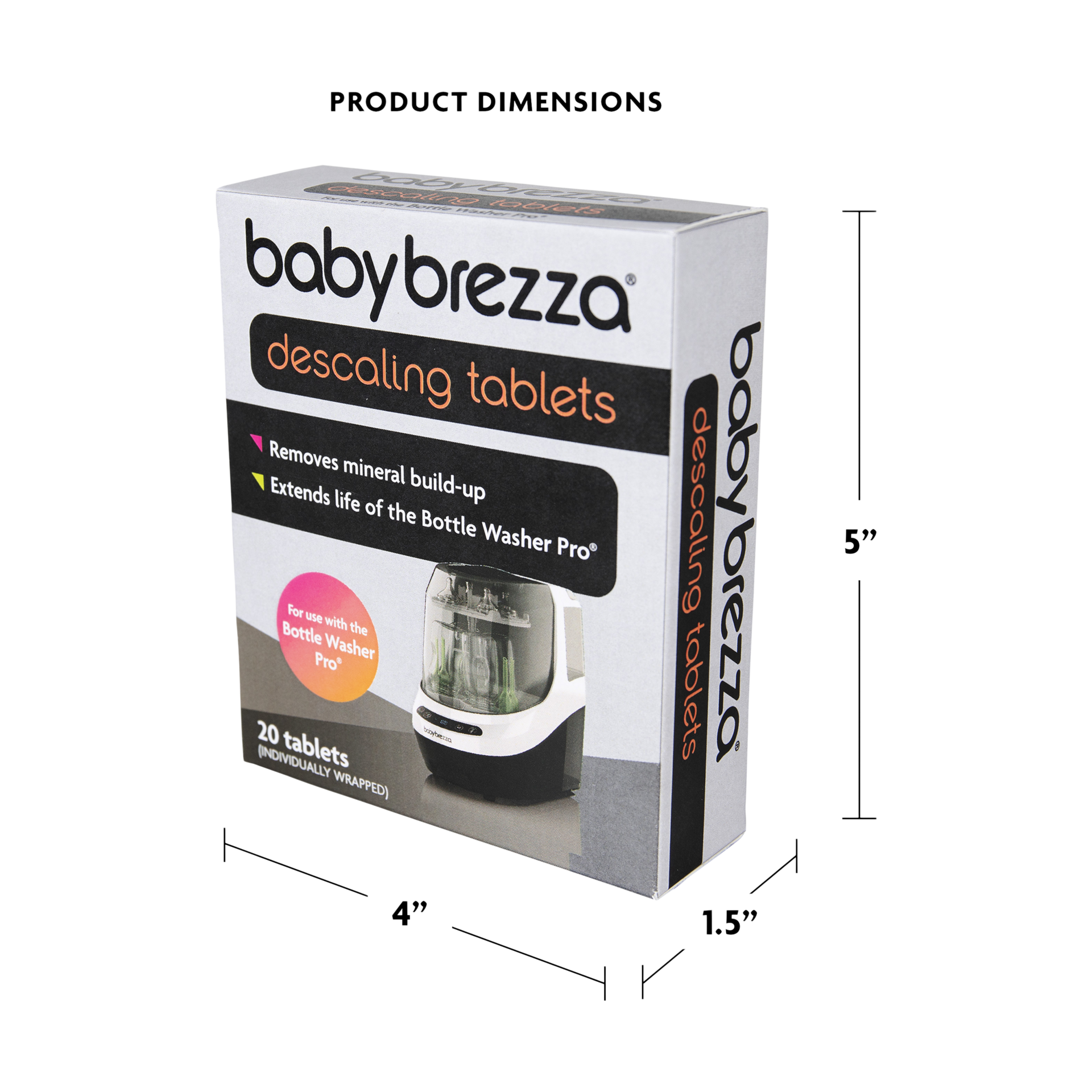 Baby Brezza Descaler Tablets for use with Bottle Washer Pro | Babylist Shop