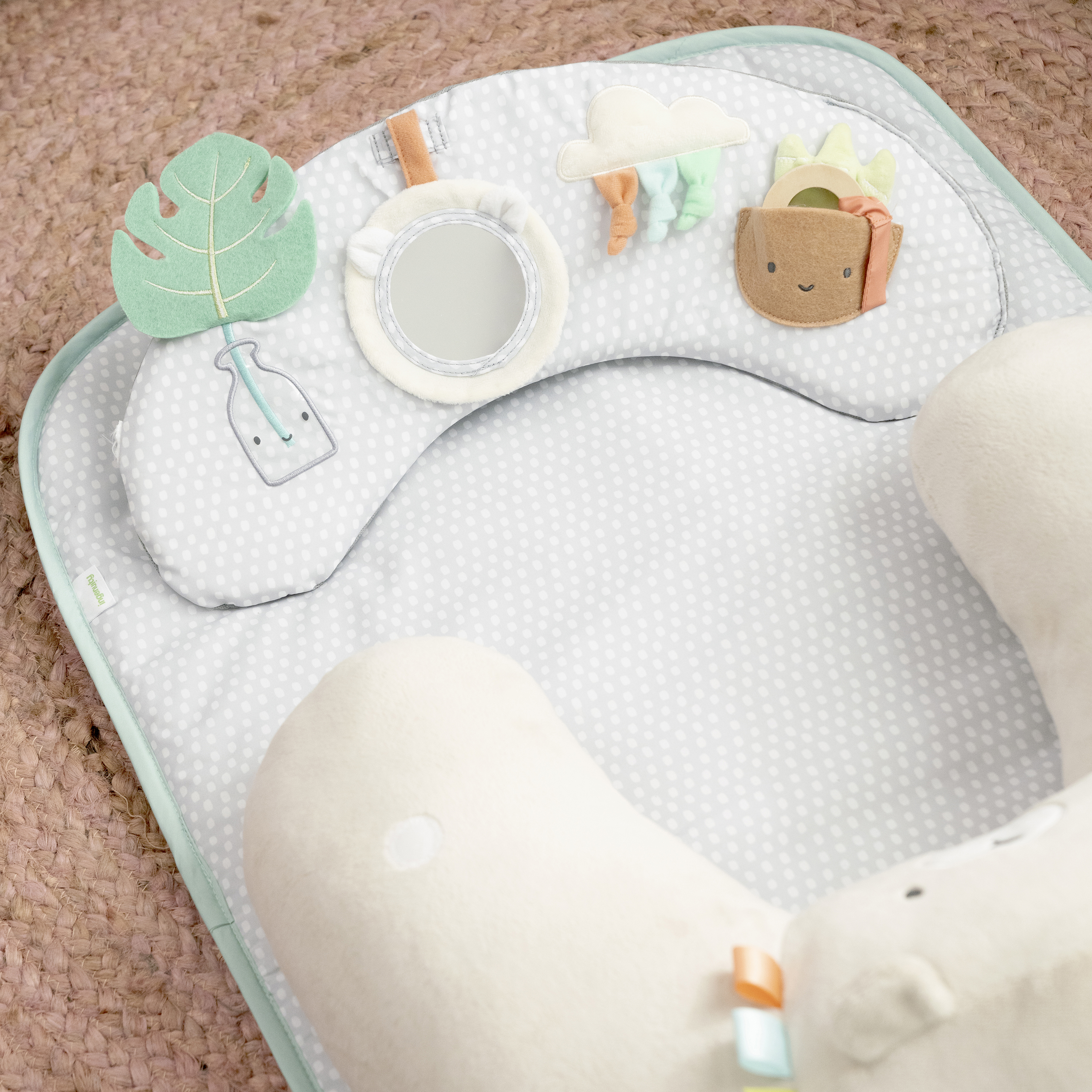 Ingenuity Cozy Prop 4-in-1 Sit Up & Prop Activity Mat - Nate | Babylist ...
